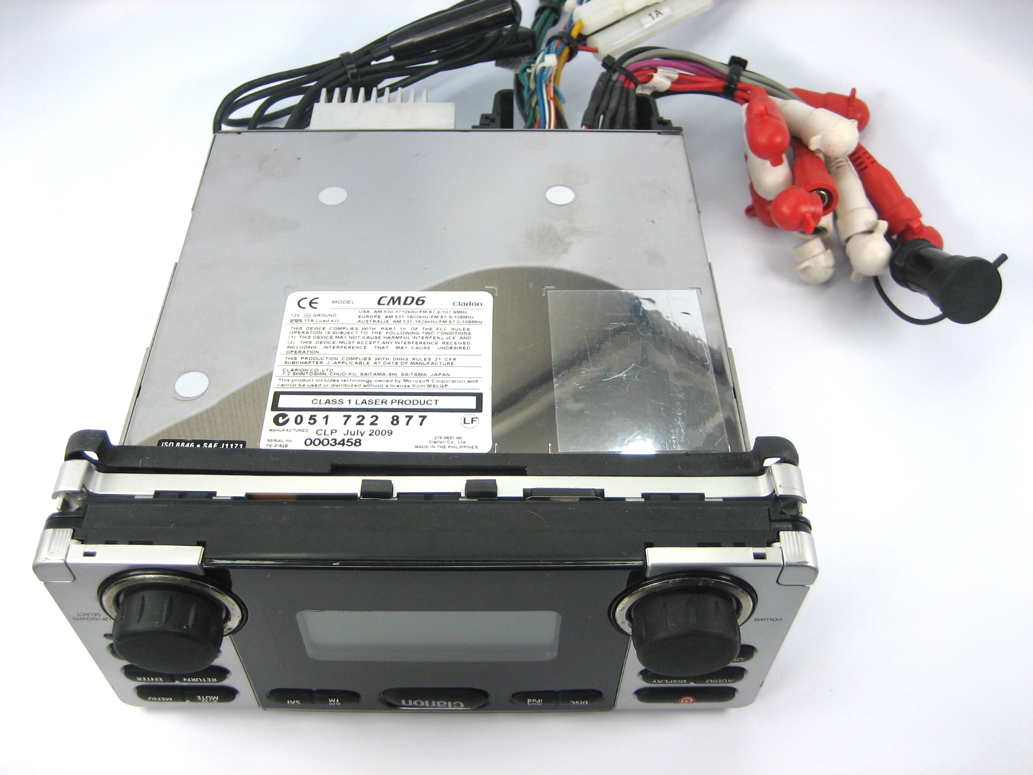 Clarion CMD6 Marine Boat Stereo Head Unit AM/FM CD - Max Marine Electronics