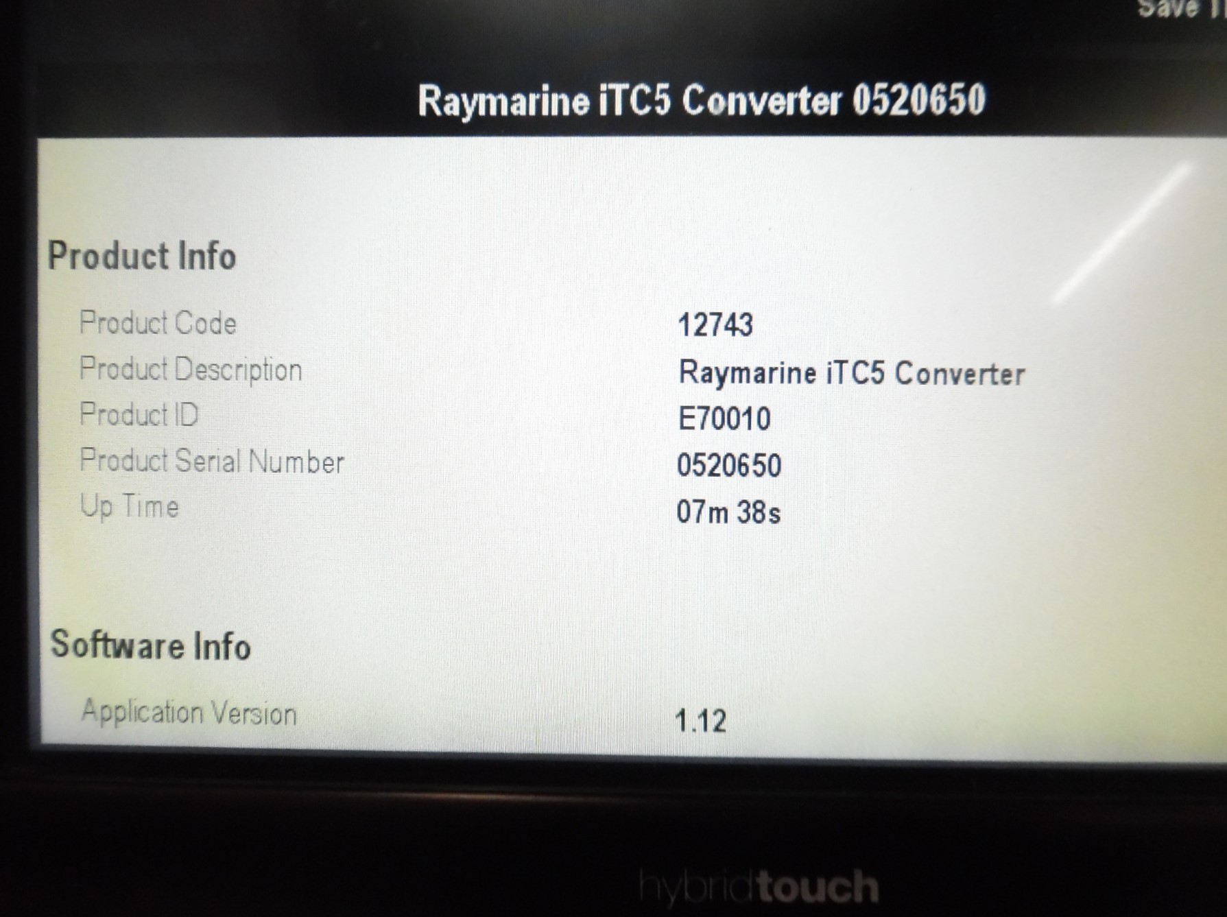 Raymarine ITC-5 Transducer Converter Module - E70010 - Tested Working ...