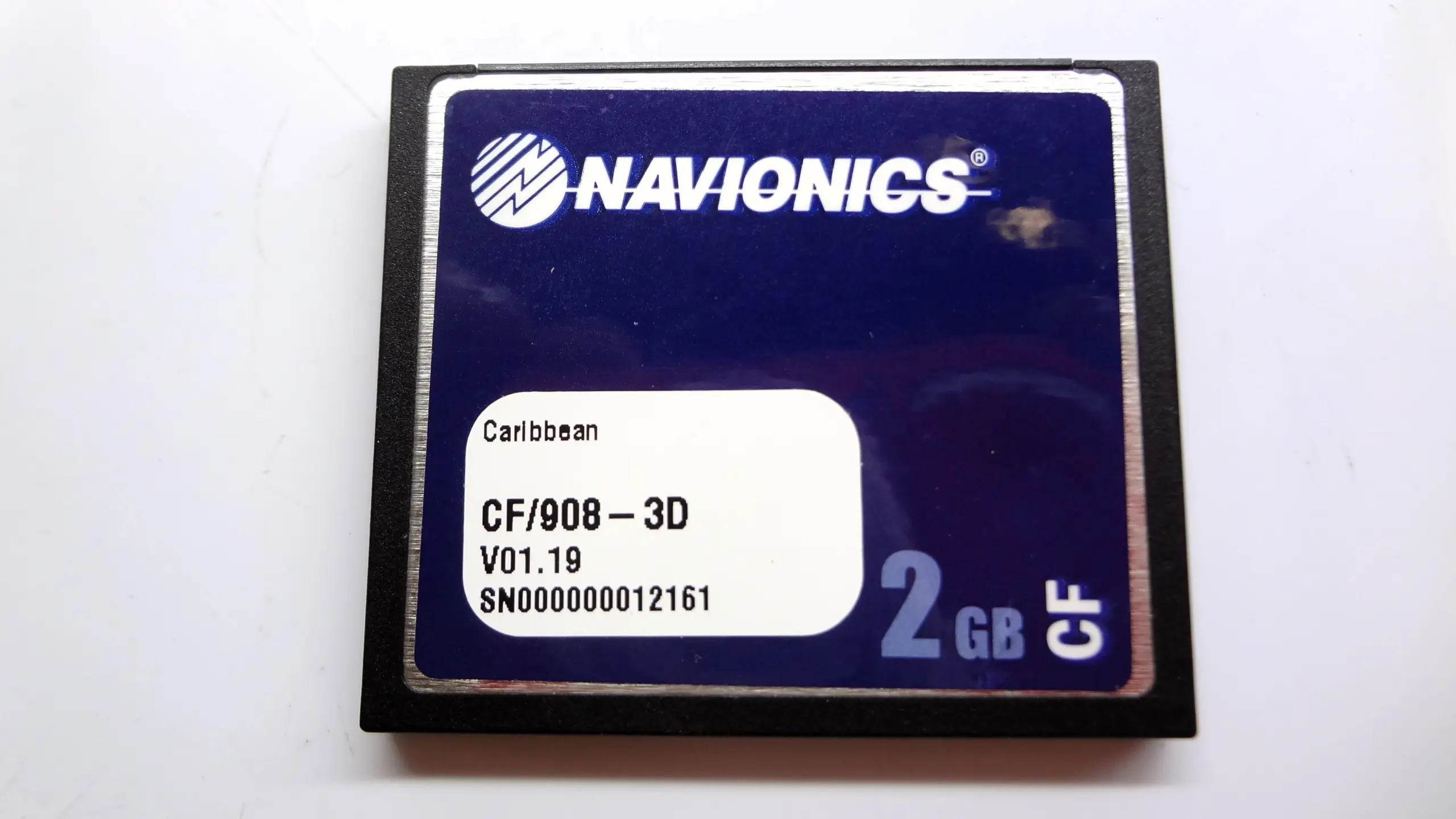 Navionics CF Chart Card CF/908-3D "Caribbean" - 2GB - V01.19 - Tested ...