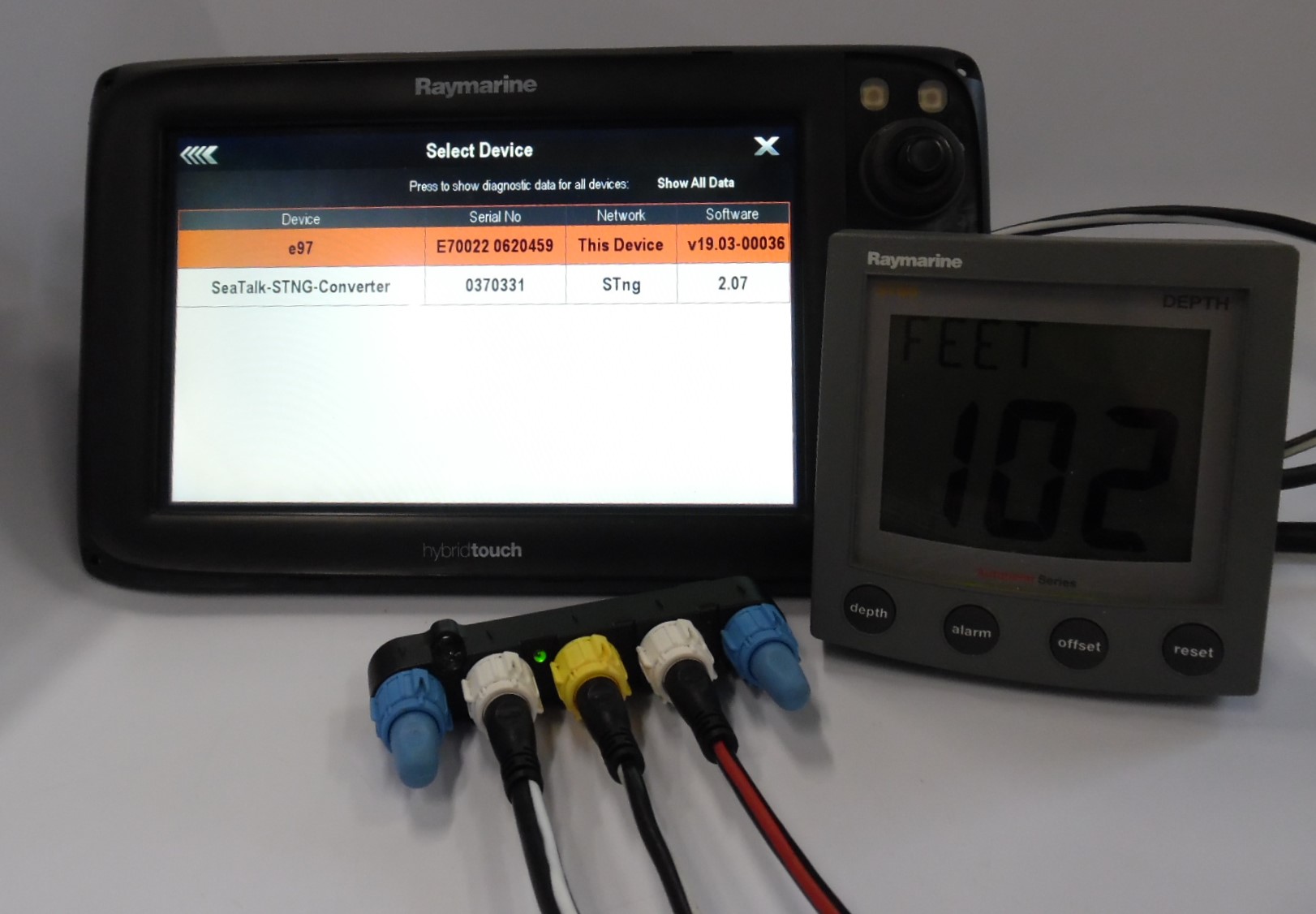 Raymarine SeaTalk 1 to SeaTalk NG 5 Way Backbone Converter Kit - E22158 ...