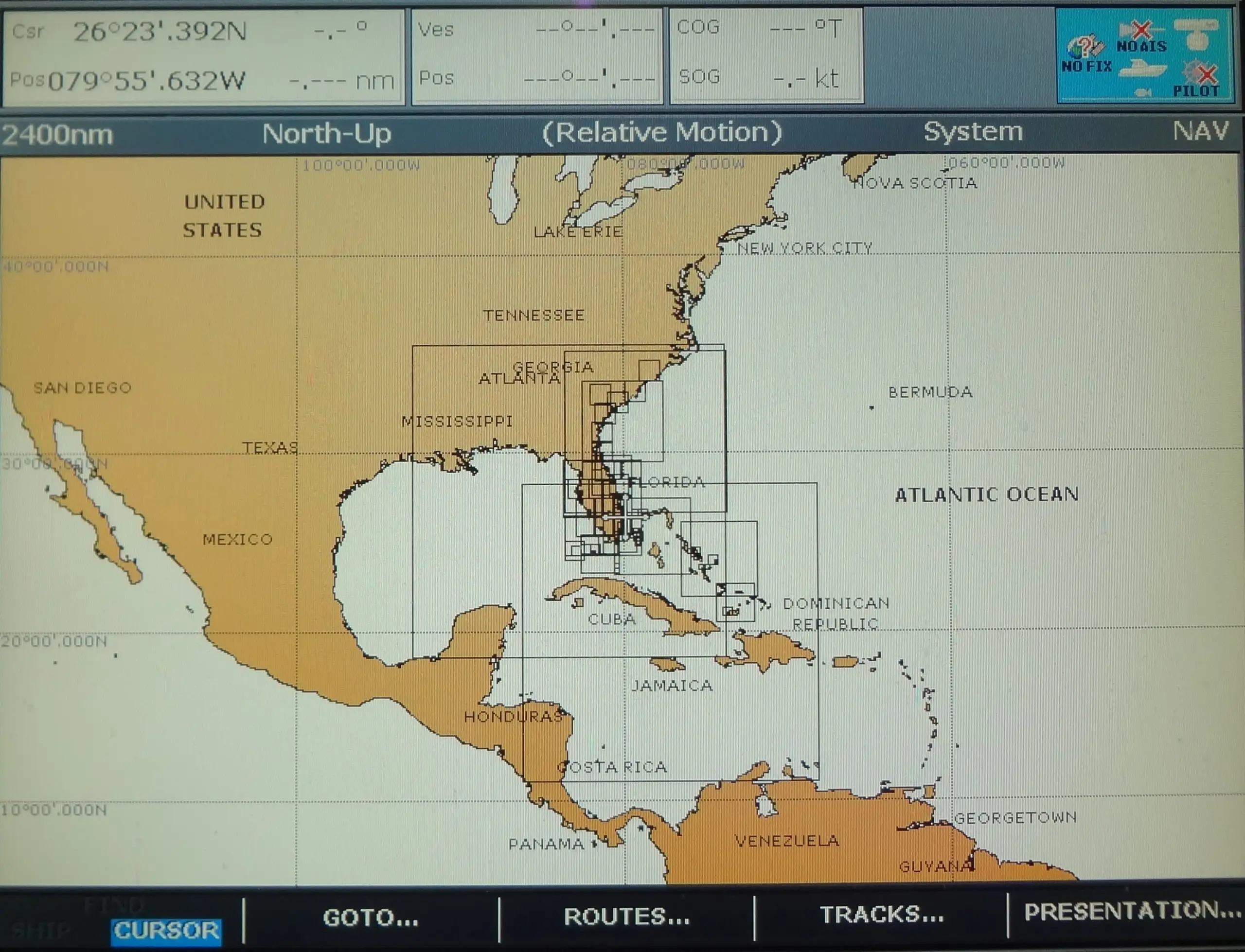 Navionics CF Chart Card CF/906FISH "US Southeast - Bahamas" 256MB ...