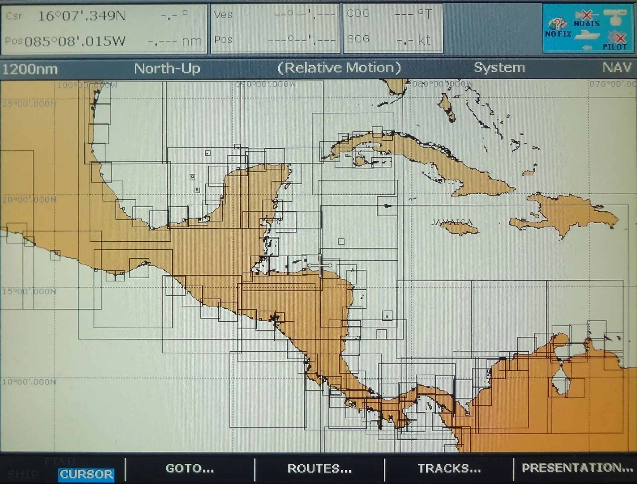 Navionics CF Chart Card CF/911G "Central America" 128MB - 2007 - Tested ...