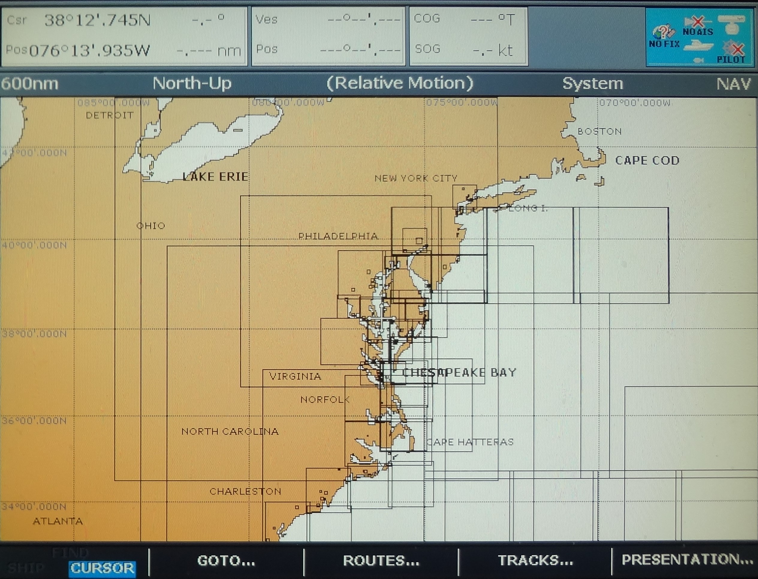 Navionics CF Chart Card 1G905XL3 "US Mid Atlantic & Canyons" 64MB - Jan ...