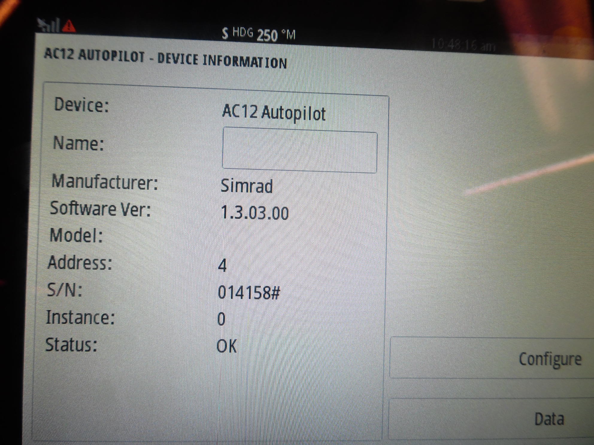 Simrad AC12 Autopilot Computer 22089841 For AP24 AP28 GOOD UPDATED - Max Marine Electronics