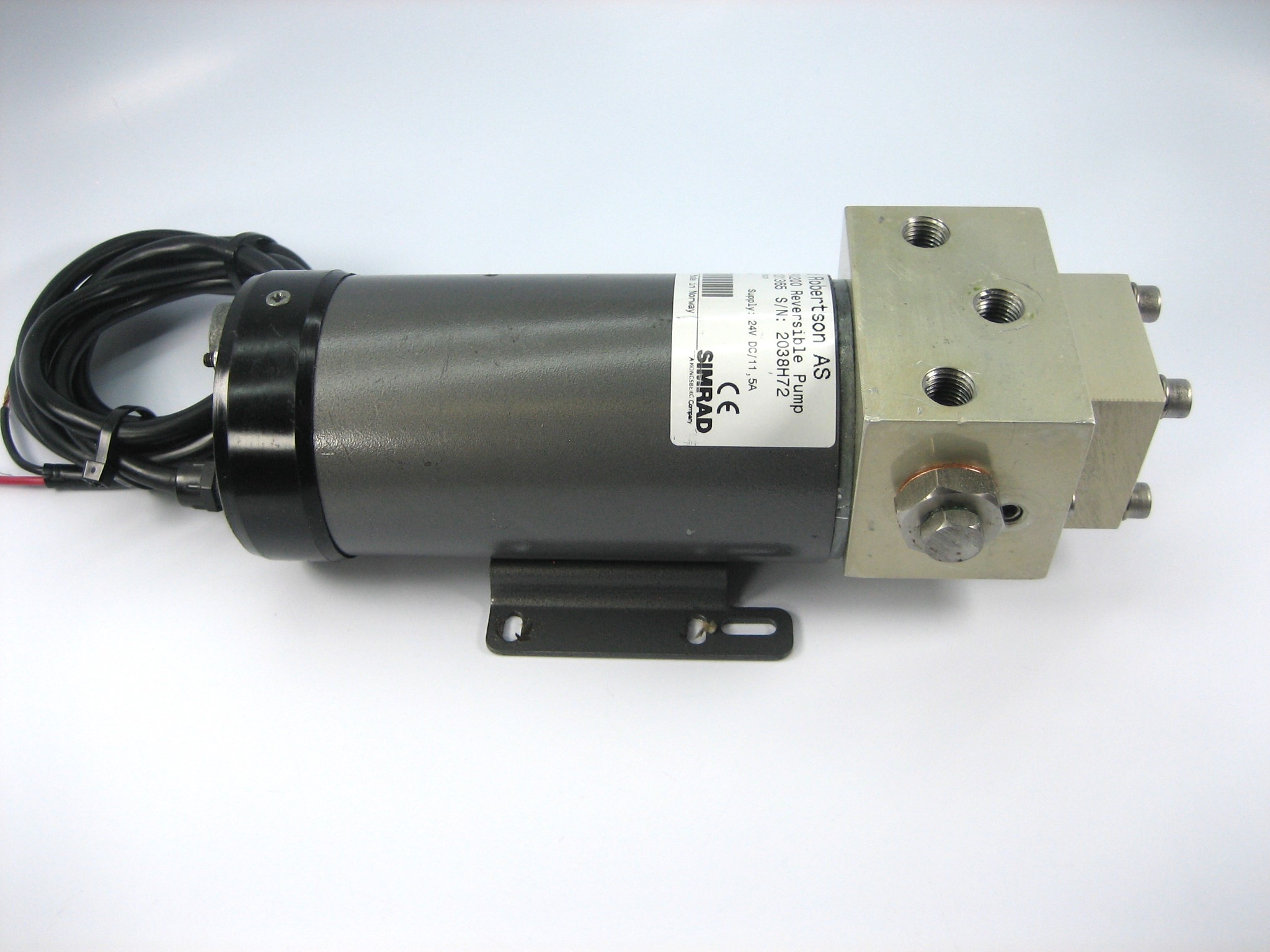 Simrad RPU200 24V ONLY Boat Hydraulic Reversible Autopilot Motor/Pump ...