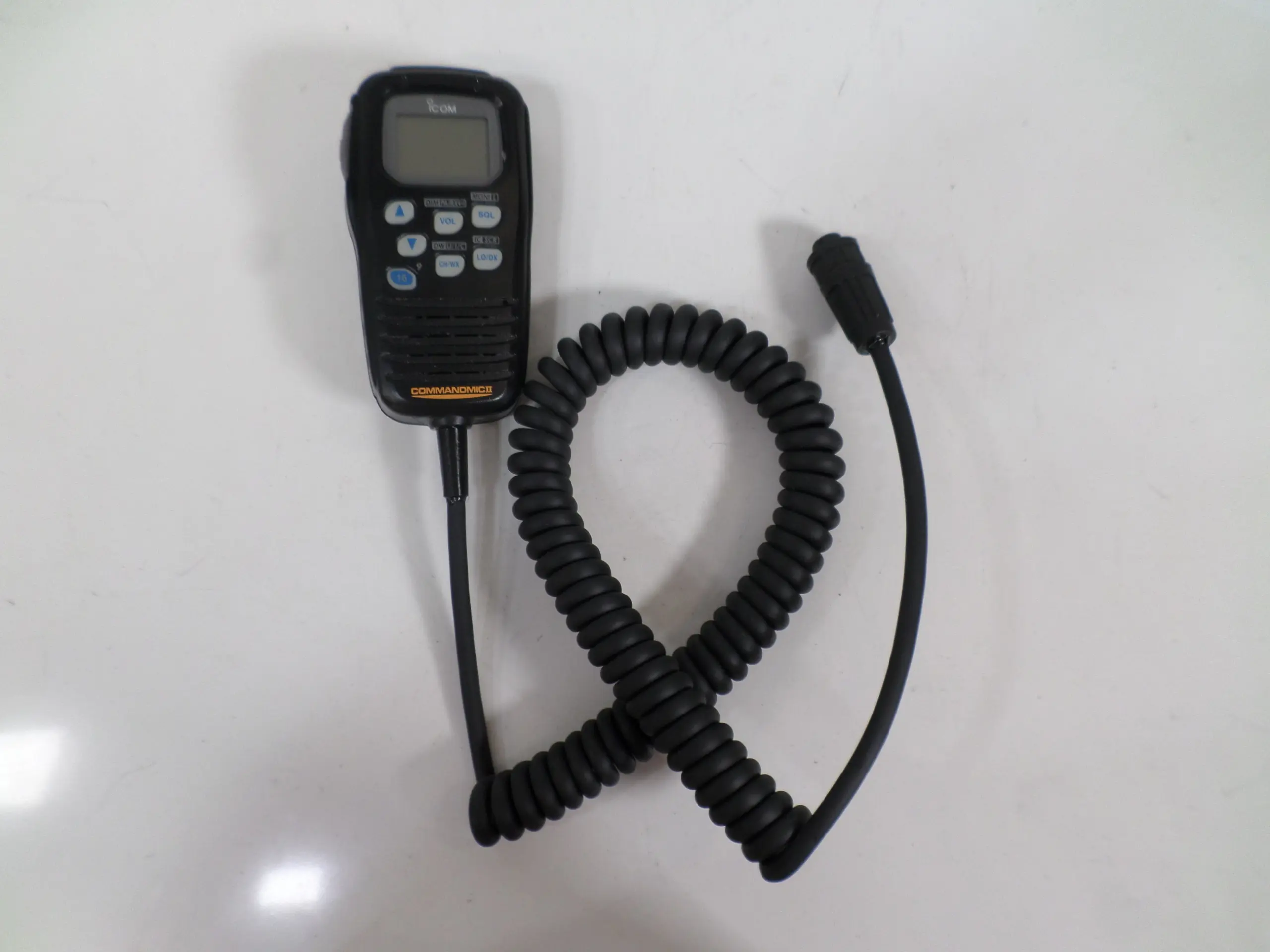 ICOM HM-157B Commandmic II Remote Handset for IC-M604/504/422 VHFs ...