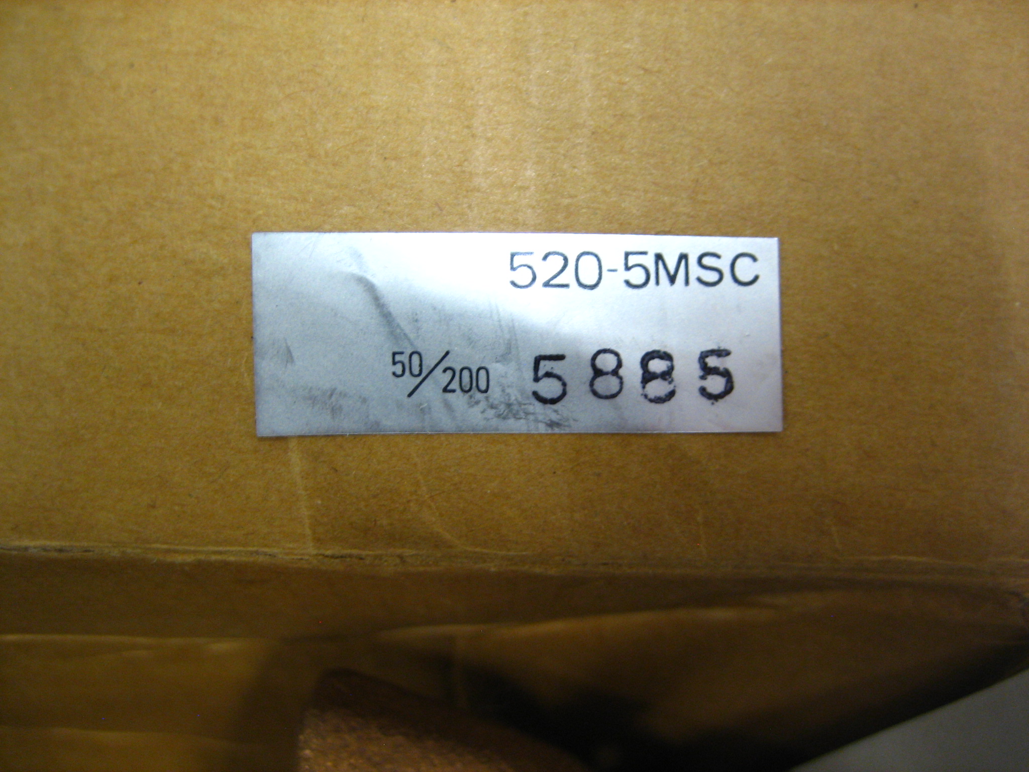 Furuno 520-5MSC Bronze Thru-Hull Transducer - 50/200khz - 600 watt - 8 ...