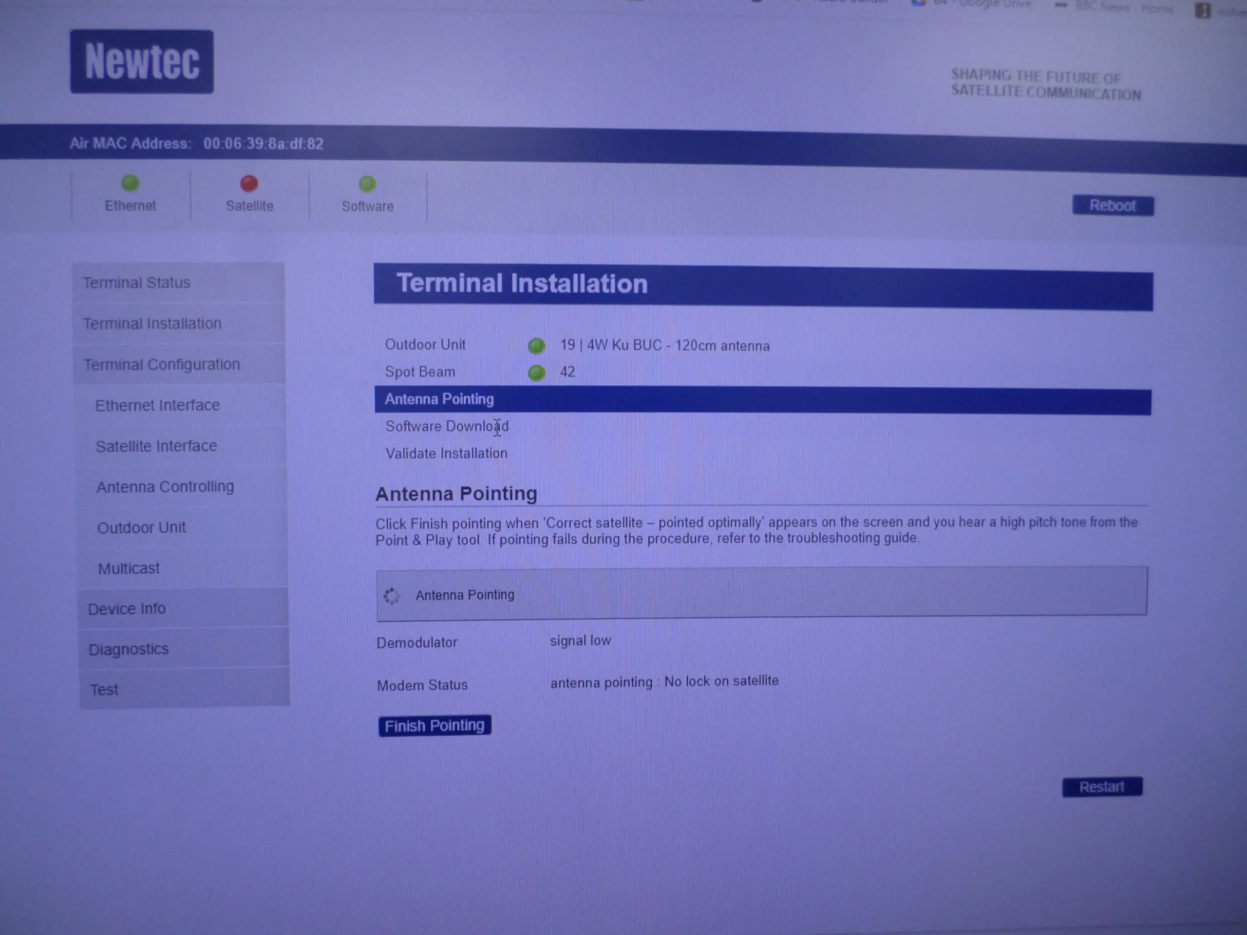 Newtec MDM3100 IP Satellite Modem - Excellent Condition - Max Marine ...