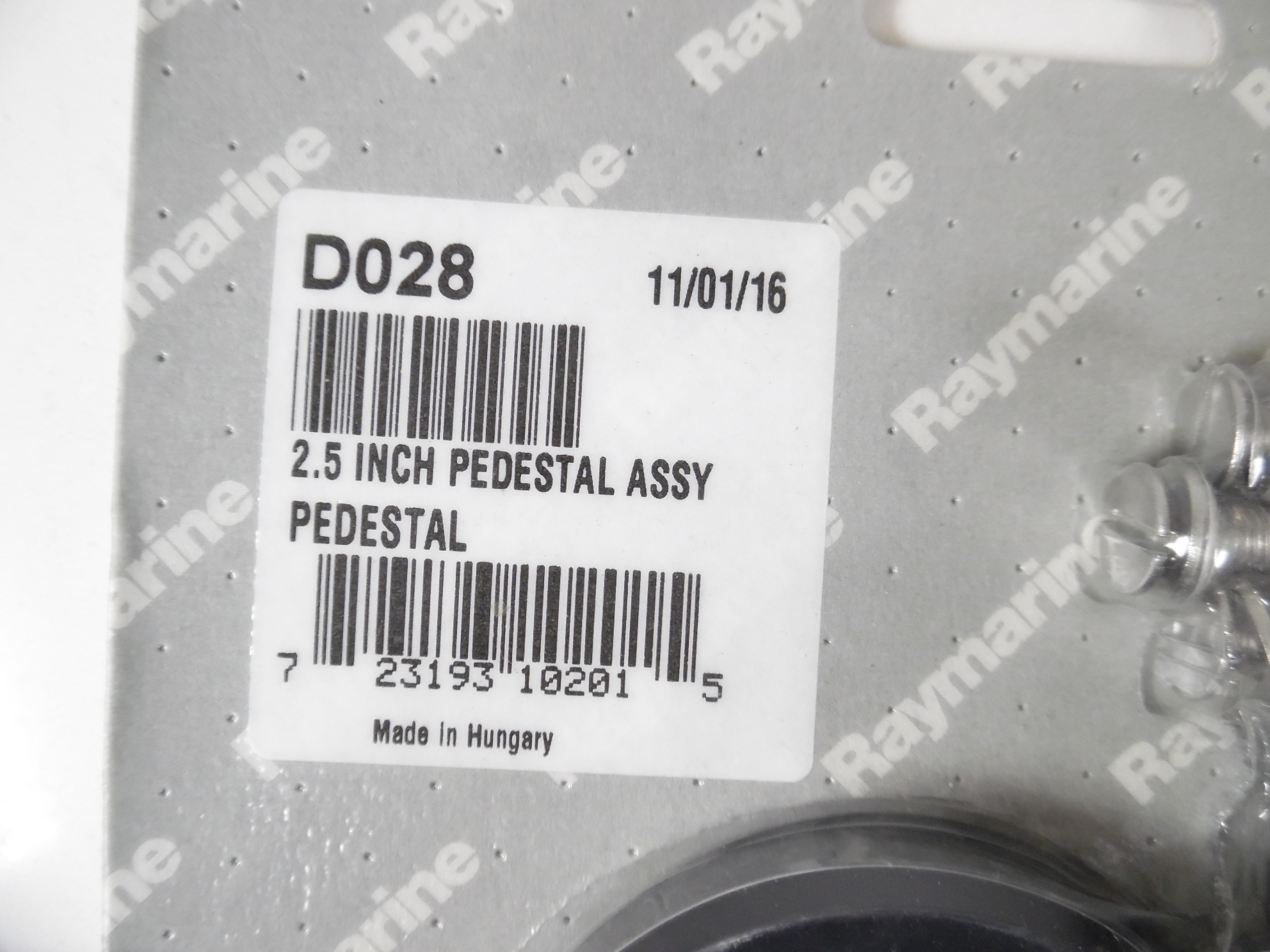 Raymarine 2.5" Tiller Pilot Socket Pedestal Assembly - D028 - New Old ...