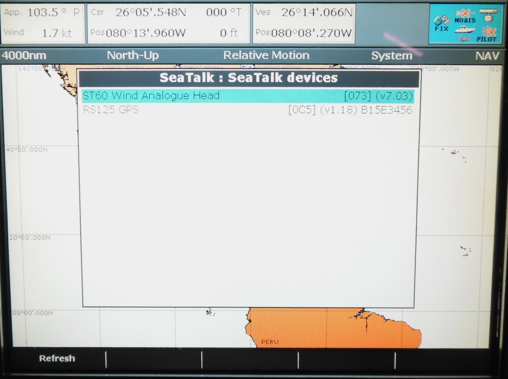 Raytheon ST60 Wind Instrument Display w/ Cables & Hardware - A22005 ...