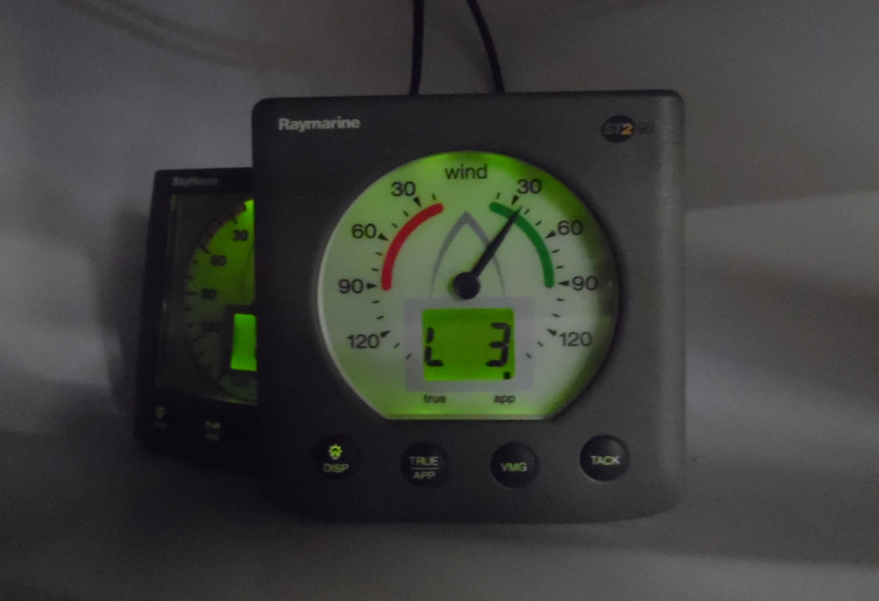 Raymarine ST290 Flush Mount Wind Instrument Display Repeater - E22059 ...