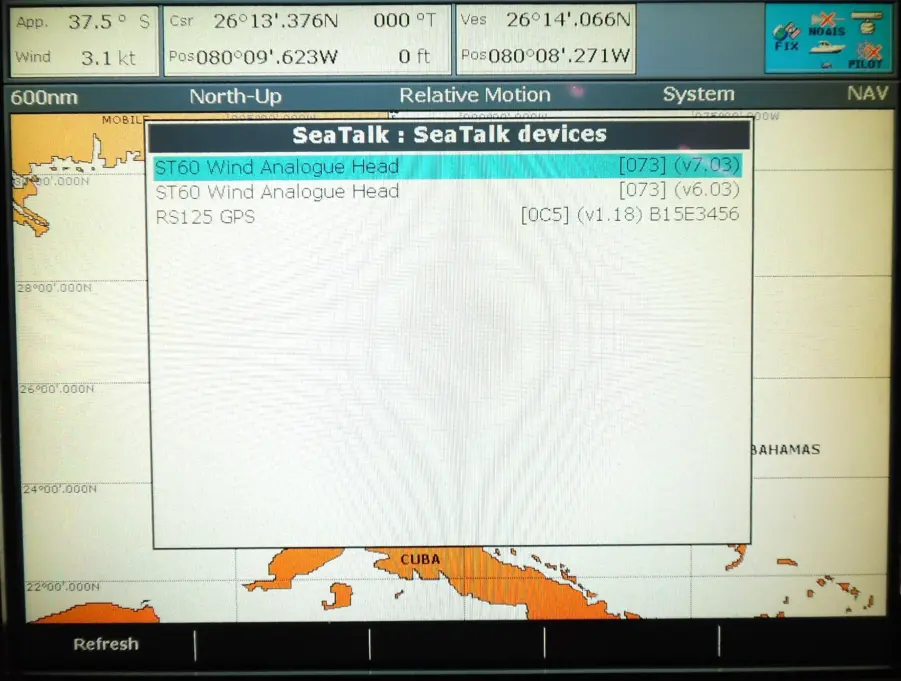 Raymarine ST290 Flush Mount Wind Instrument Display Repeater - E22059 ...