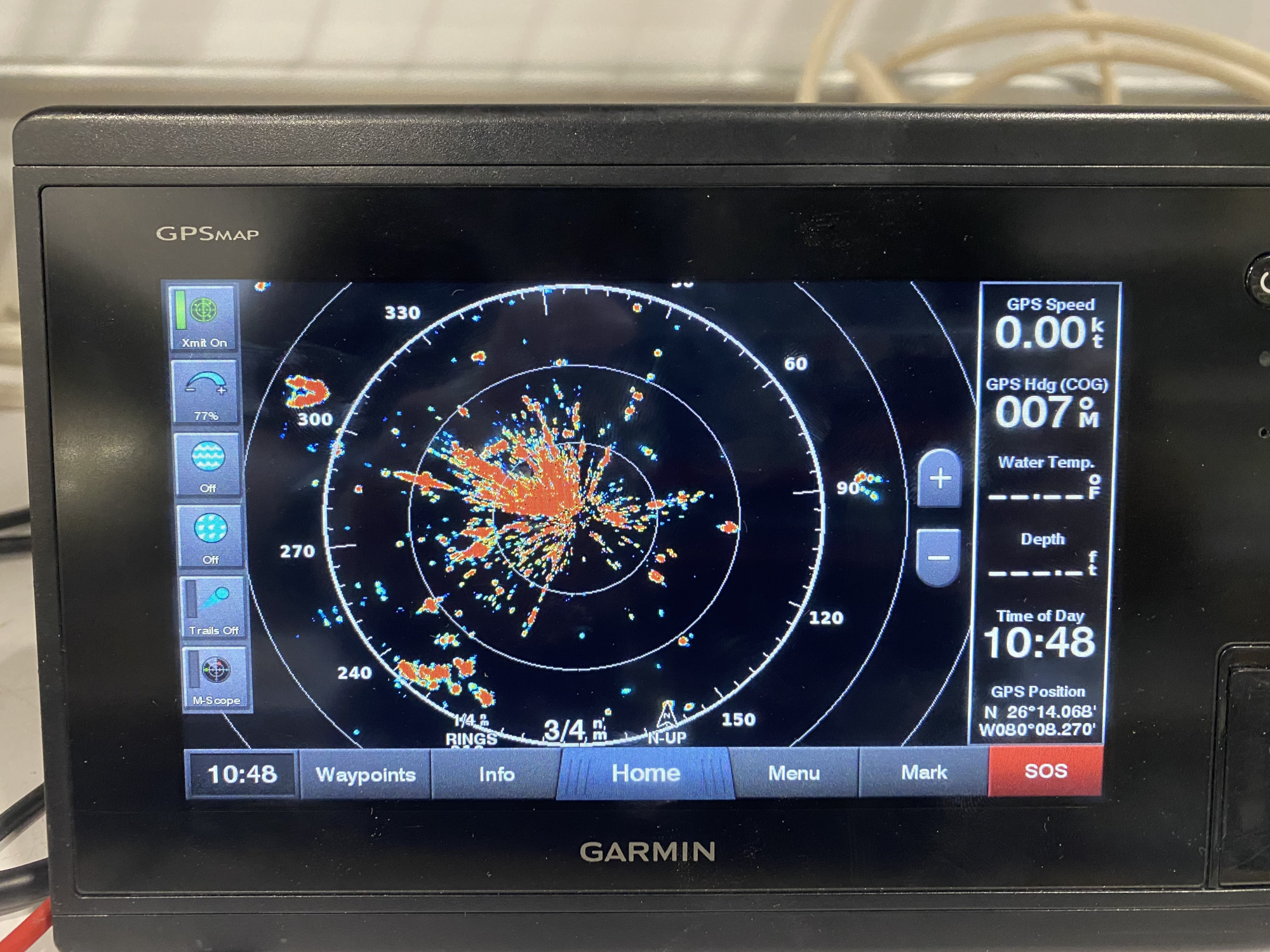 Garmin Fantom 25x Radar Add-On W/6ft Antenna - GMR Fantom 25X - Max ...