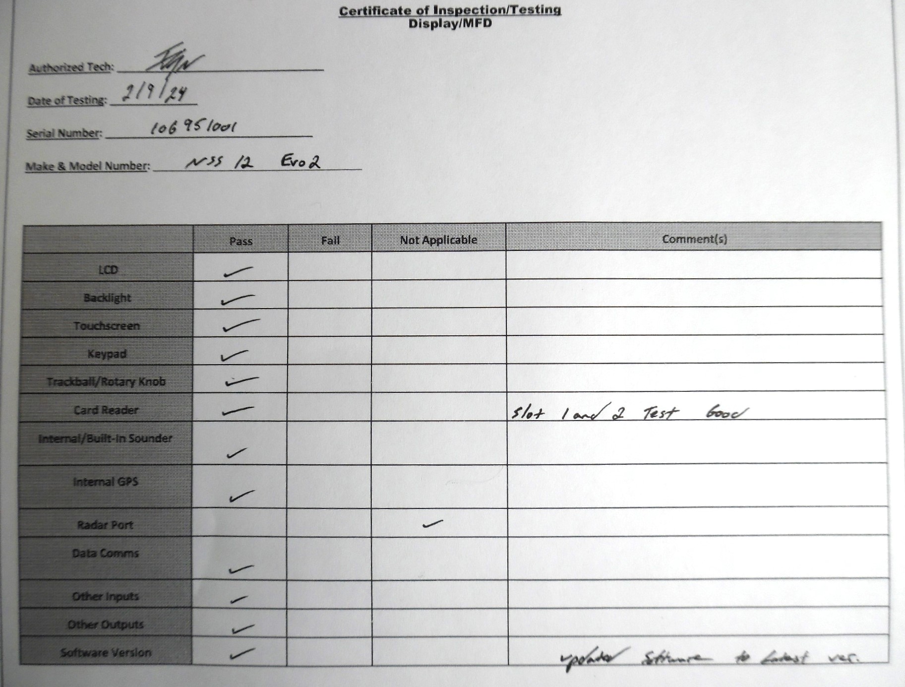 Simrad NSS12 Evo2 - 12″ Touchscreen MFD Chartplotter (Tested Good ...