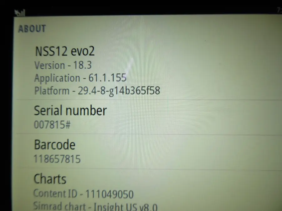 Simrad NSS12 Evo2 – 12″ Touchscreen MFD Chartplotter (Tested Good ...