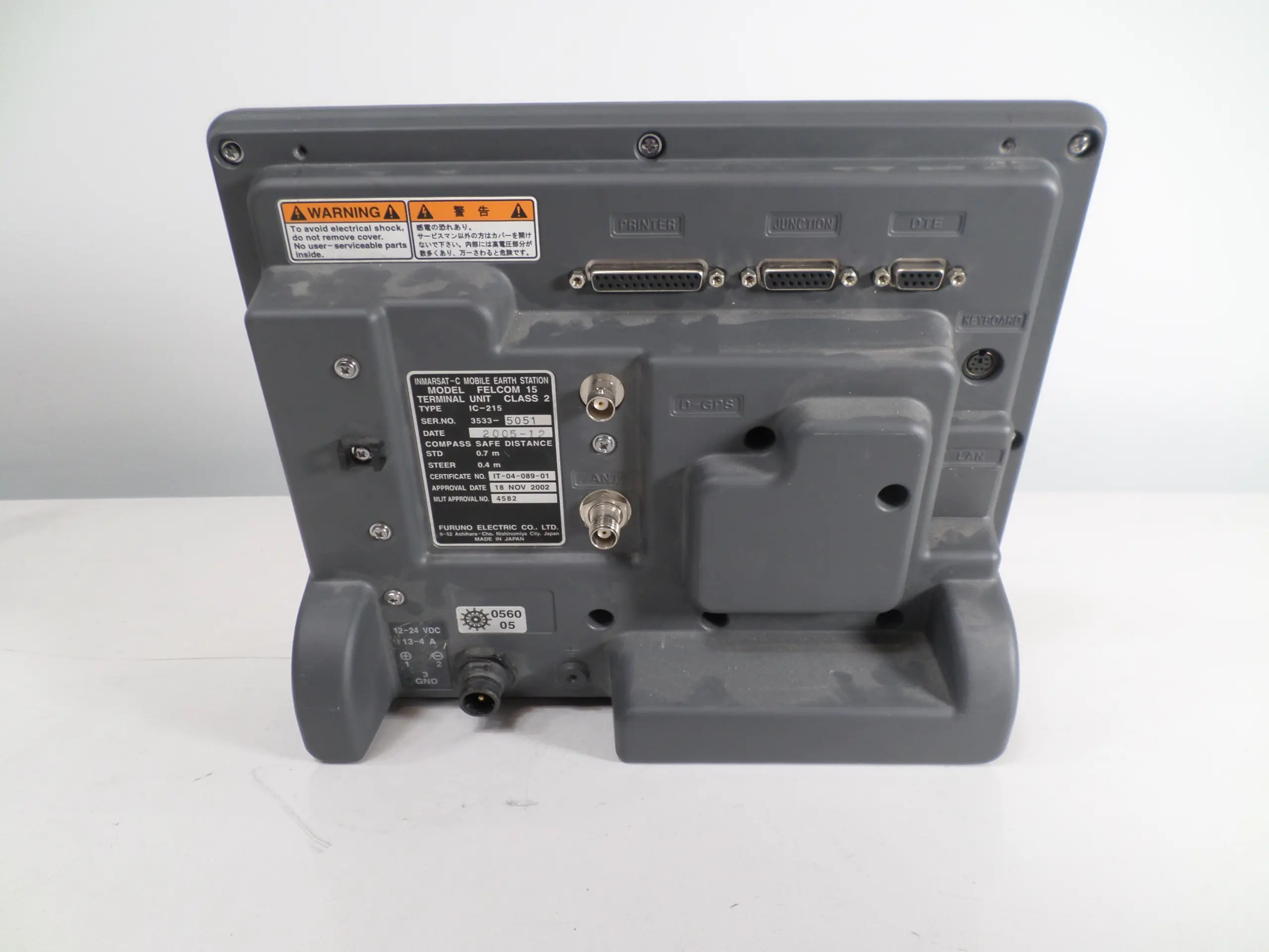 Furuno Felcom 15 Inmarsat-C GMDSS System - Tested - Max Marine Electronics