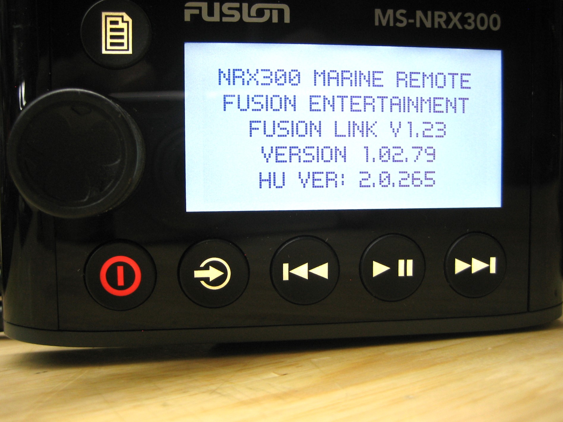 Fusion MS-NRX300 Wired Marine Remote and NMEA 2000 Repeater - Max Marine Electronics