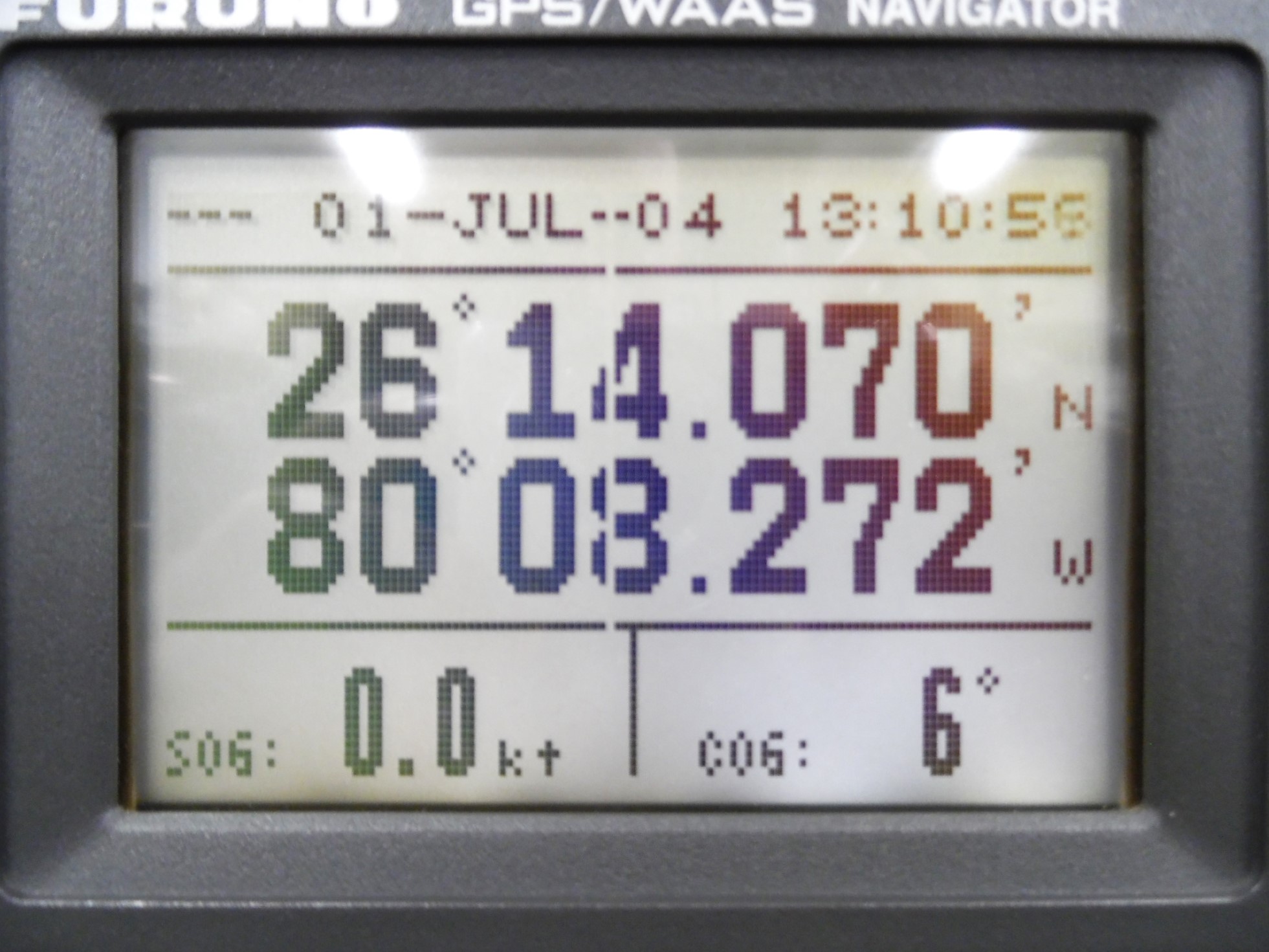 Furuno GP-32 ~ 4.5" Monochrome GPS/WAAS Receiver and Navigator ~ Tested ...