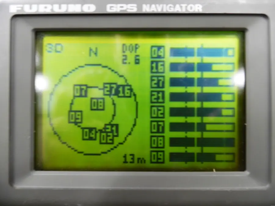 Furuno GP-35 ~ 4.5" DGPS Receiver and Navigator ~ Tested - Max Marine ...