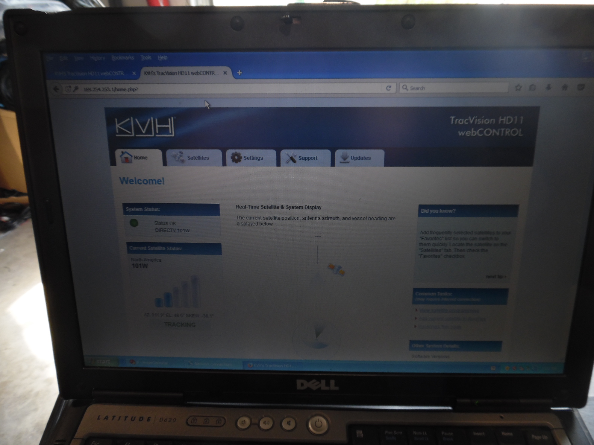 KVH TracVision HD11 ACU Antenna Control Unit - Fully Tested - Max ...