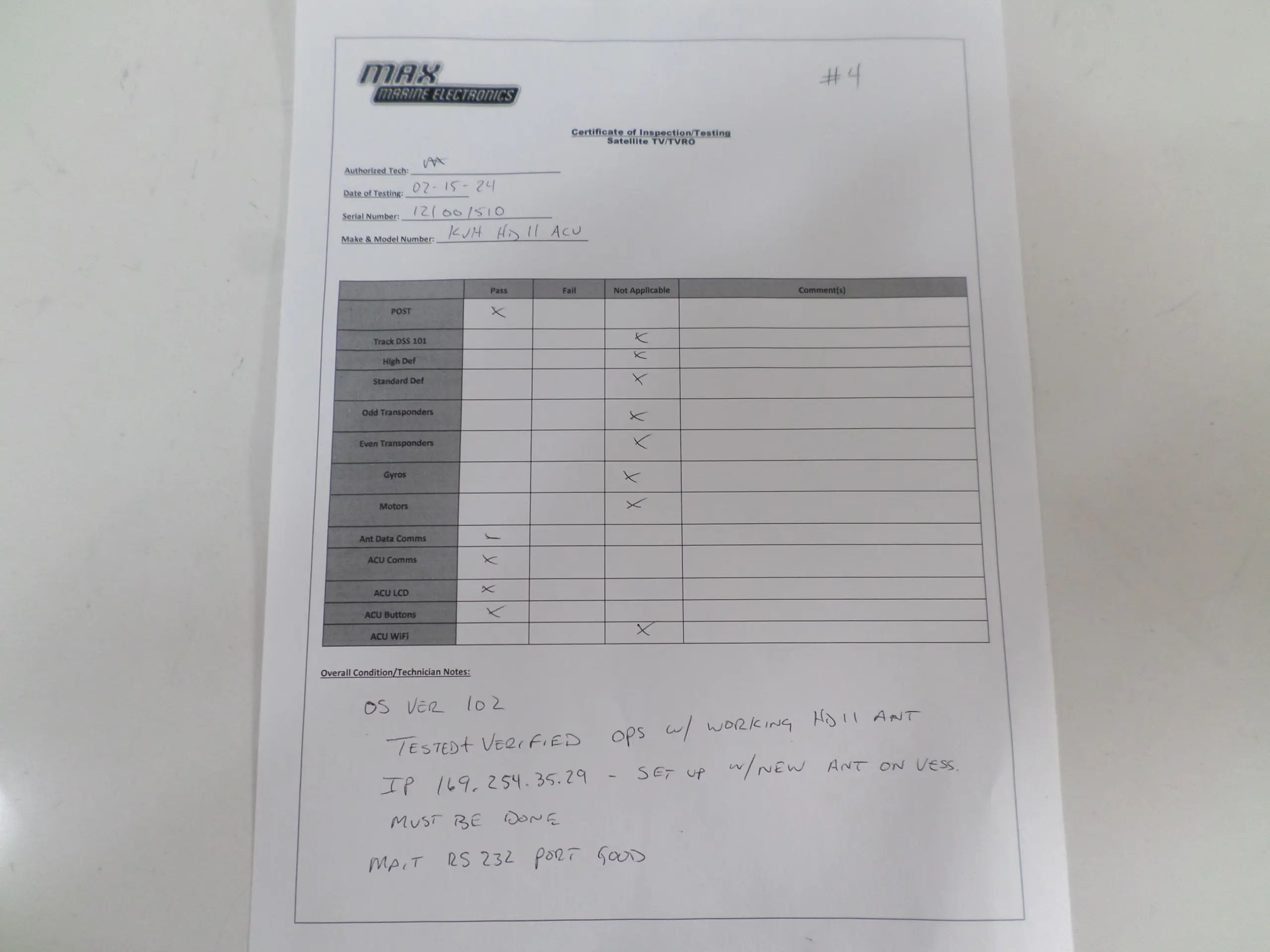 KVH TracVision HD11 ACU Antenna Control Unit - Fully Tested - Max ...