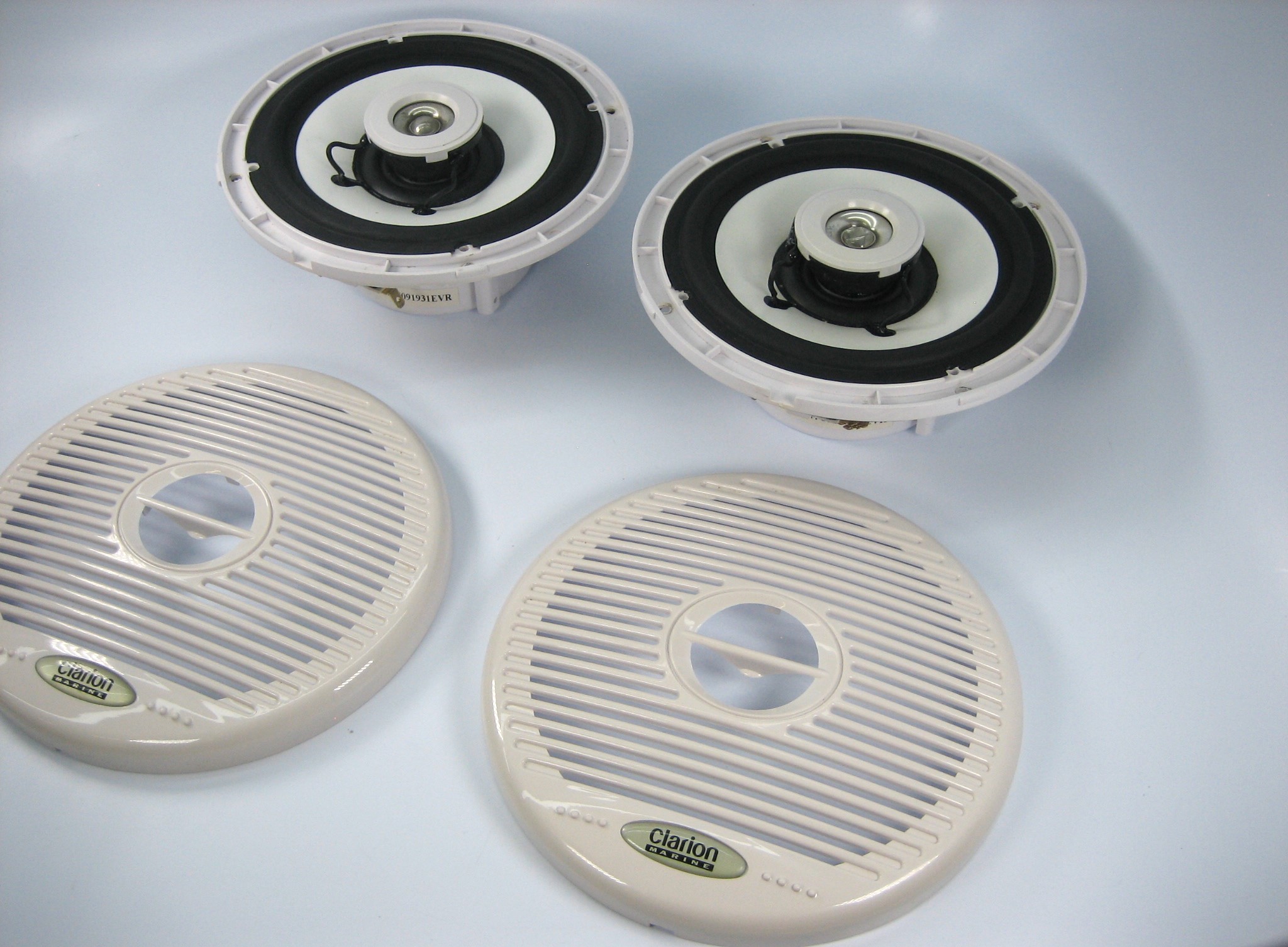 Clarion CM1625 6.5''Pair of 2-Way Marine Coaxial Speaker - Max Marine ...