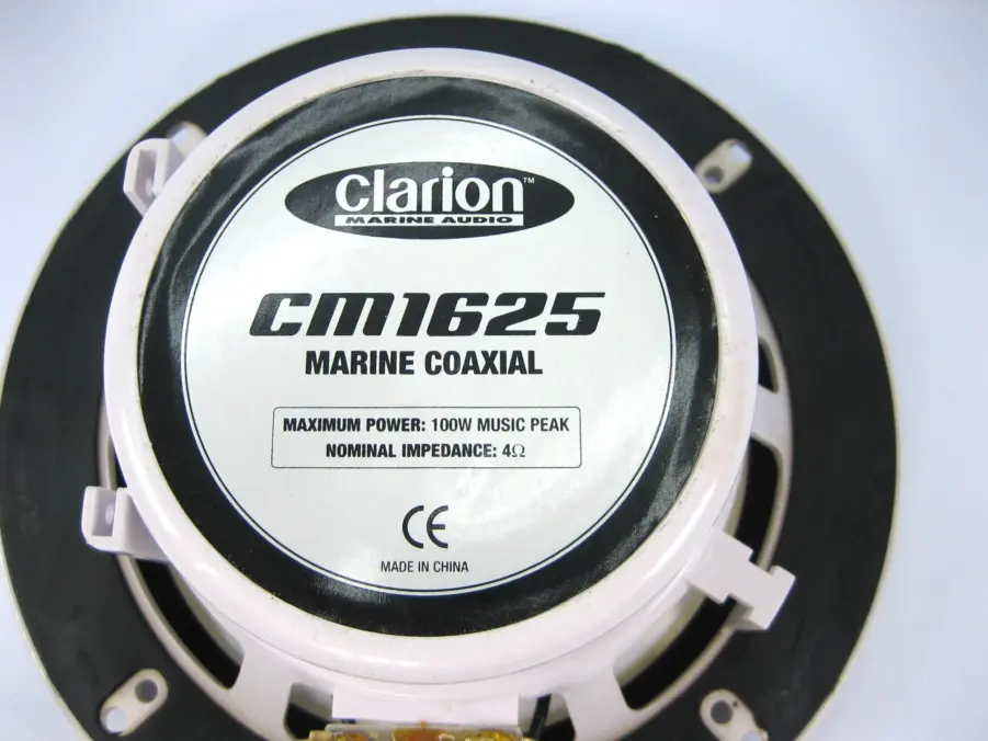 Clarion CM1625 6.5''Pair of 2-Way Marine Coaxial Speaker - Max Marine Electronics