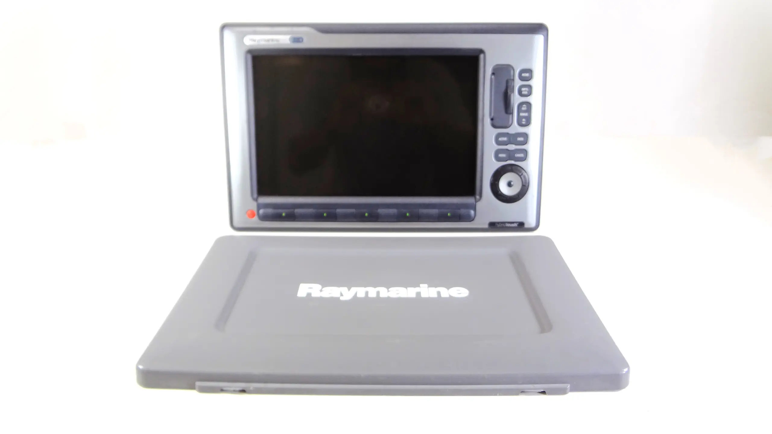 Raymarine E120W HybridTouch MFD w/ Bezel & Sun Cover - E62223 - Tested ...
