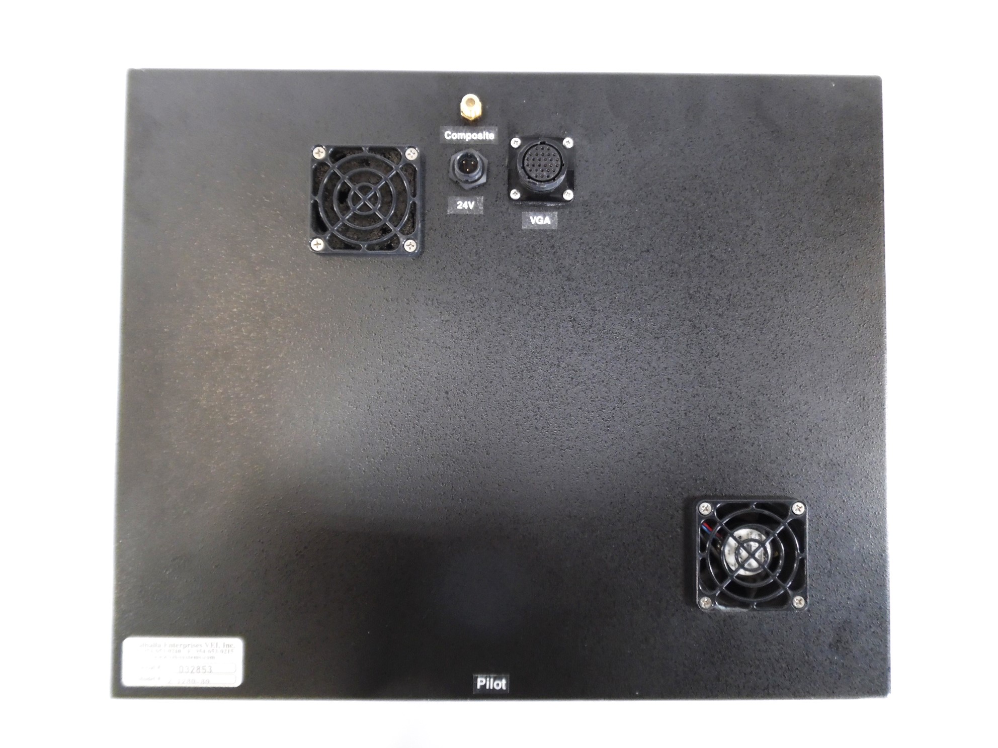 VEI - 18" Pilot Marine Monitor - 24VDC - VGA Composite - Tested Good ...