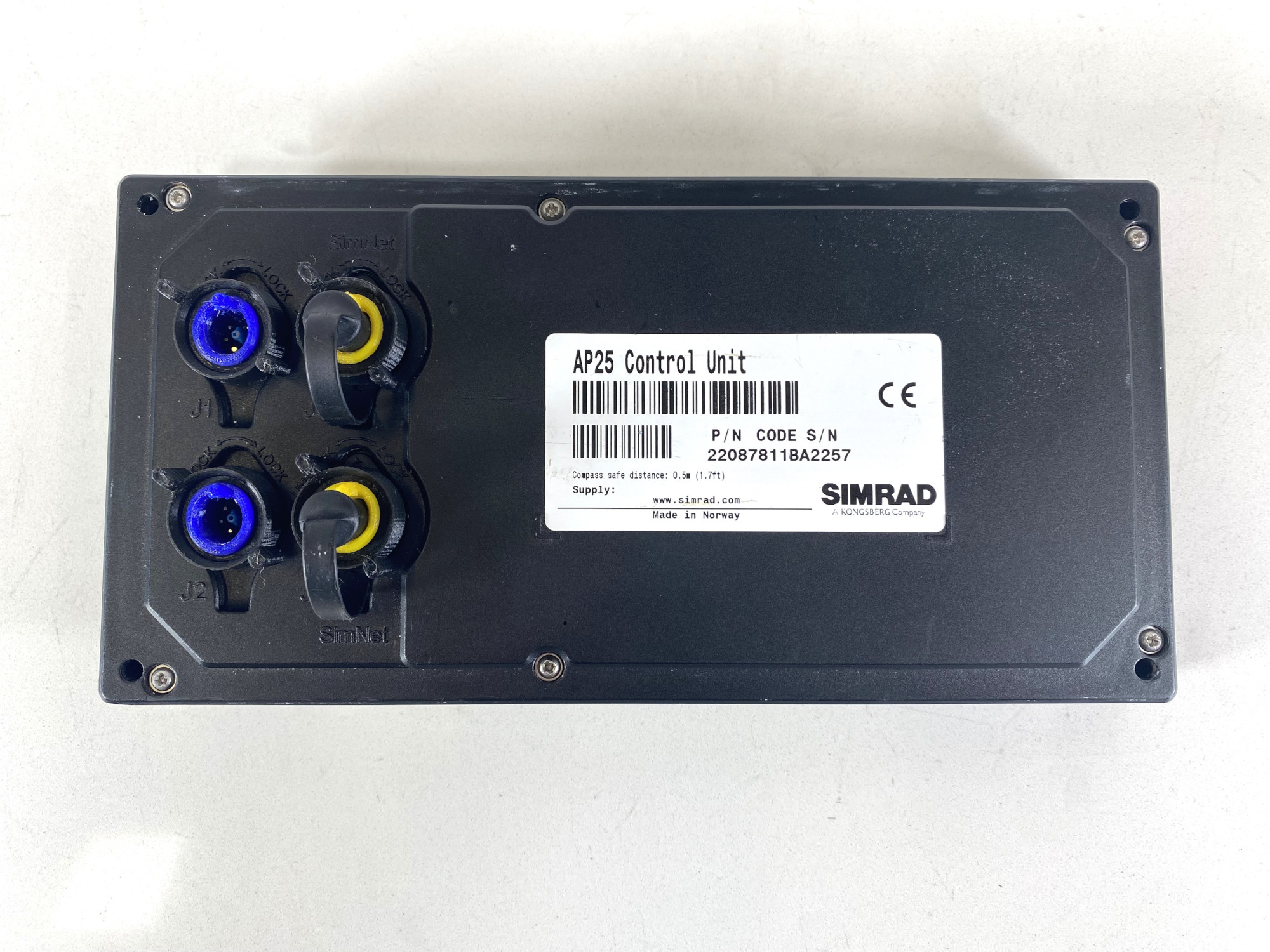 Simrad AP25 Autopilot Control Head 22087811 - Rebuilt LCD - Max Marine ...