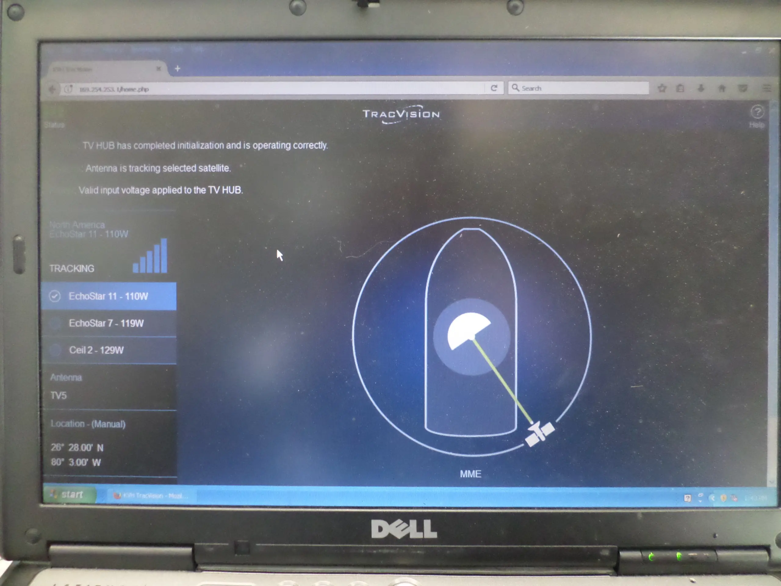 KVH TracVision TV5 Satellite Tracking System with Hub-B for Dish ...