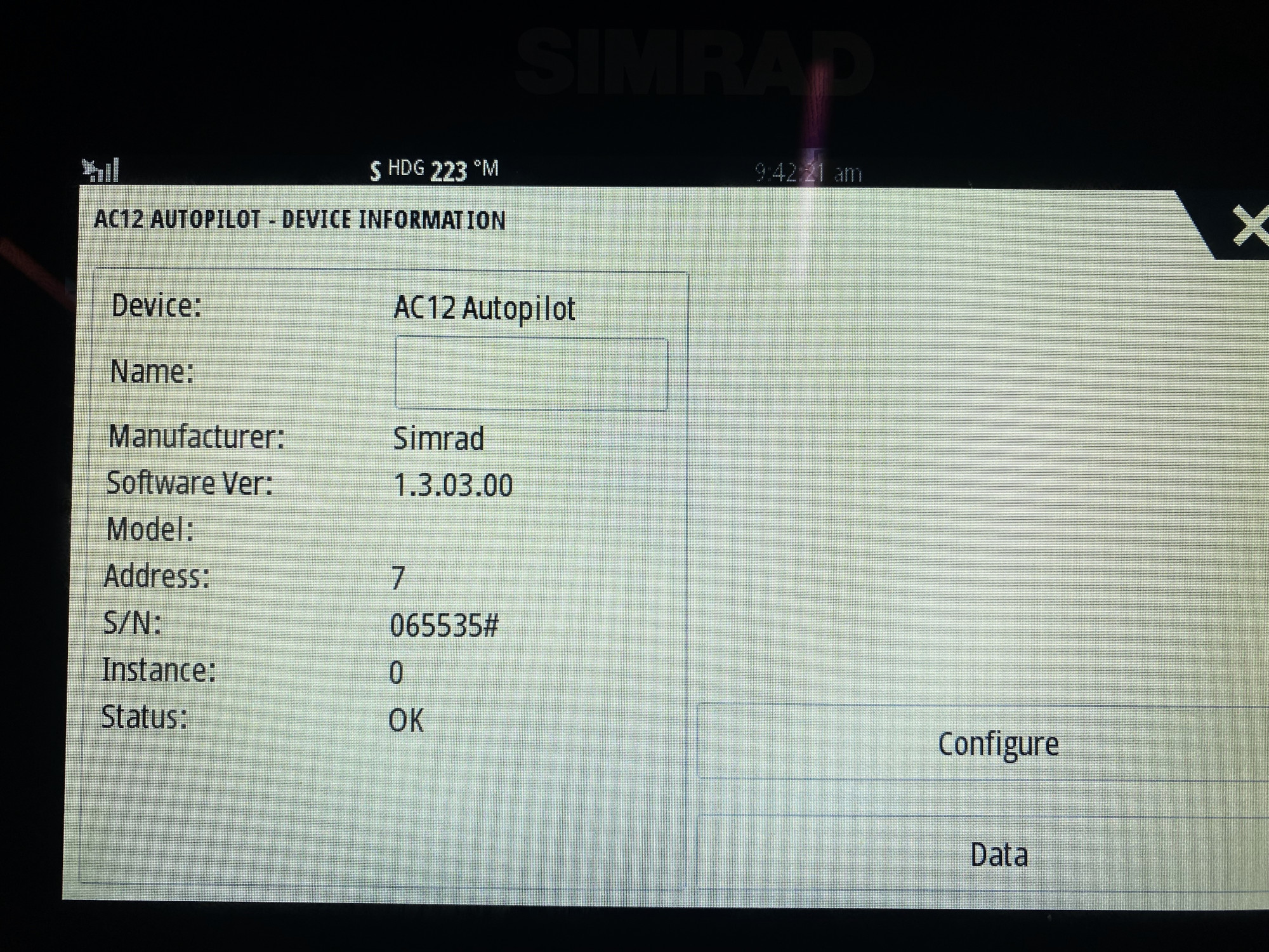 Simrad AC12 Autopilot Computer 22089841 For AP24/28/44 - Max Marine ...