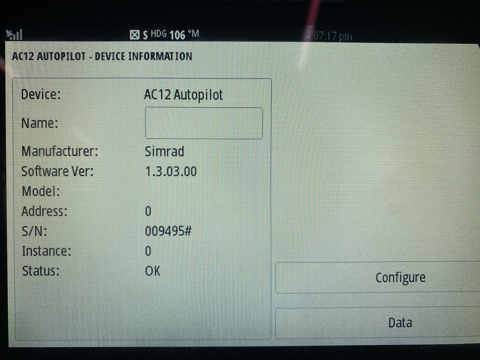 Simrad/AC12 Autopilot Computer 22089841 For AP24/28/44 - Max Marine ...