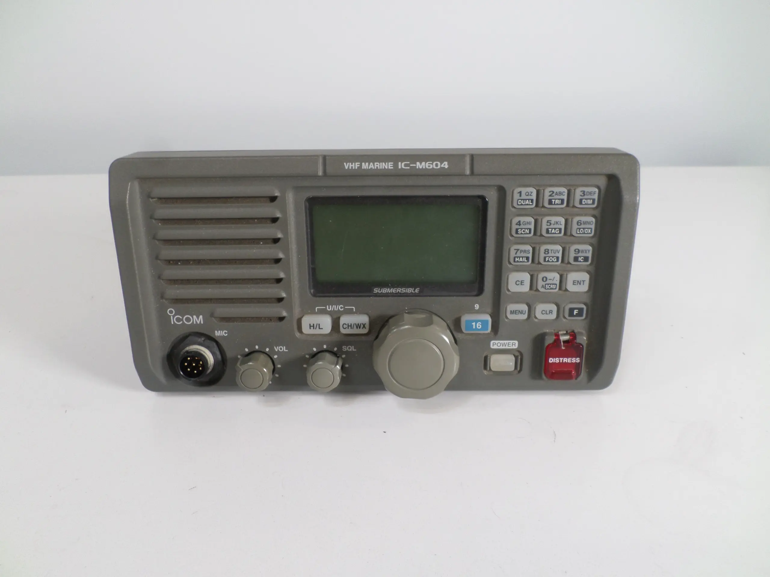 ICOM IC-M604 Marine DSC VHF Transceiver with Detachable Mic - Tested ...