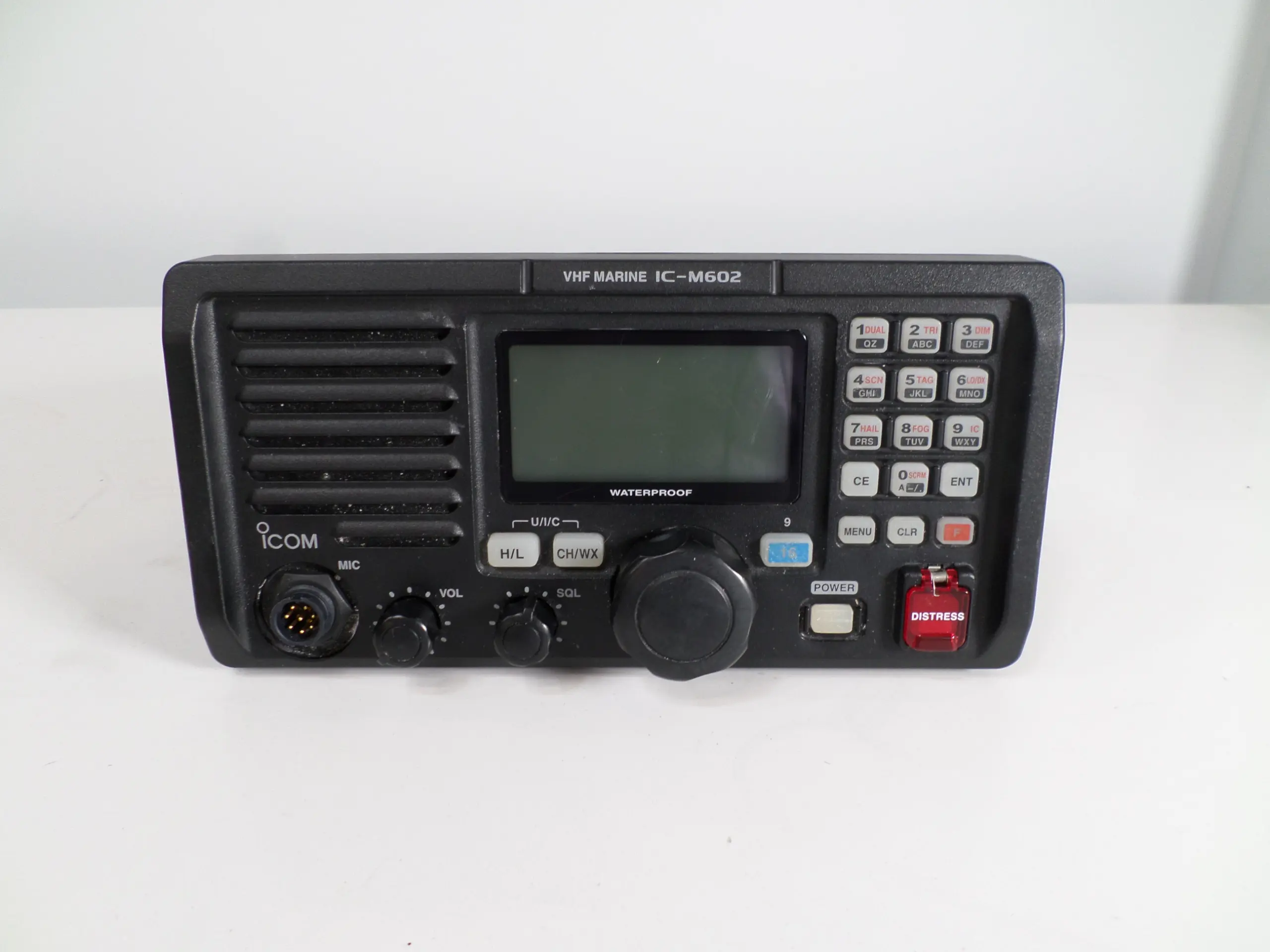 ICOM IC-M602 Marine DSC VHF Transceiver with Detachable Mic - Tested ...