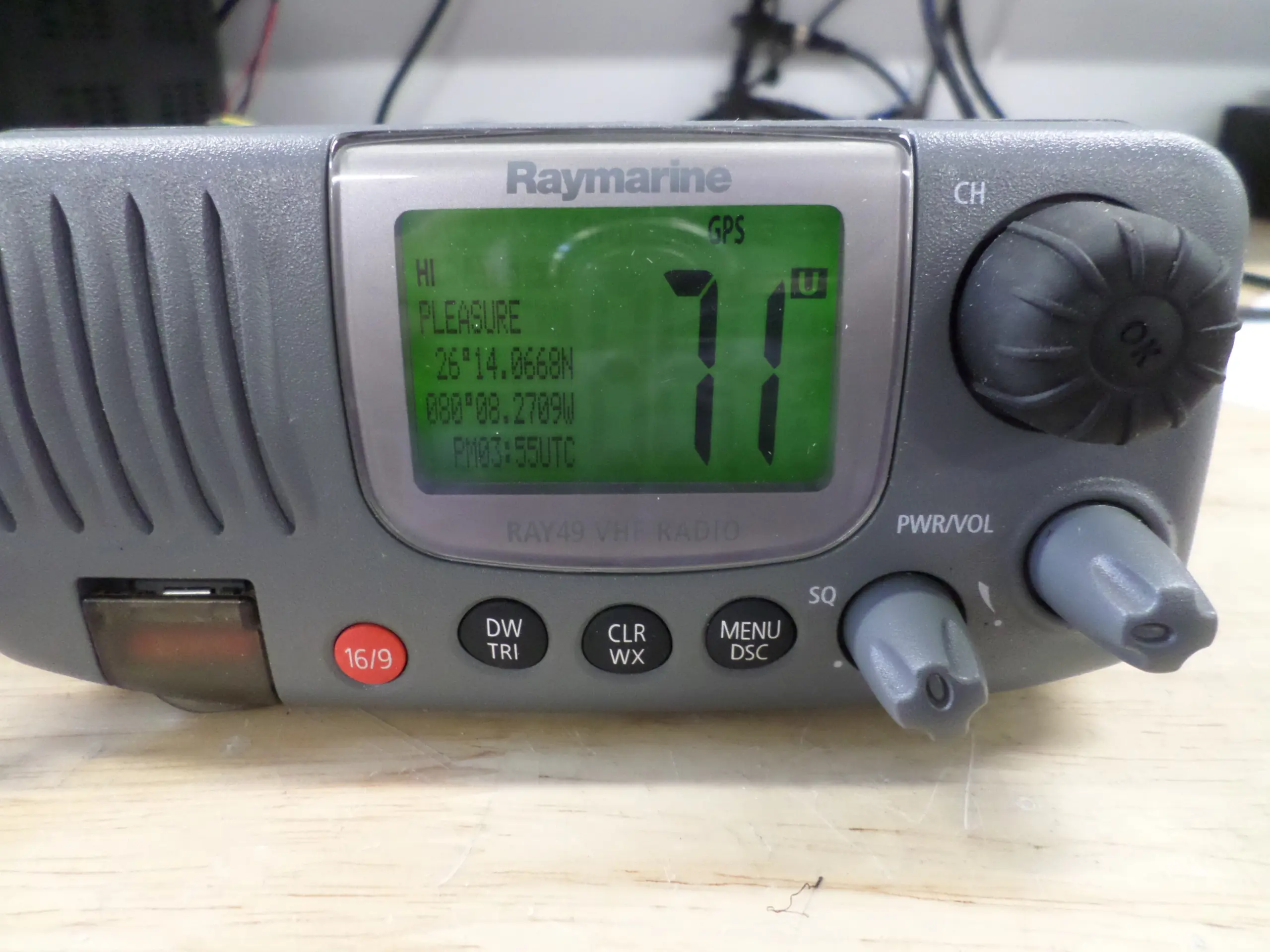 Raymarine RAY49 DSC Marine VHF Radio - Tested - Great Condition - Max ...