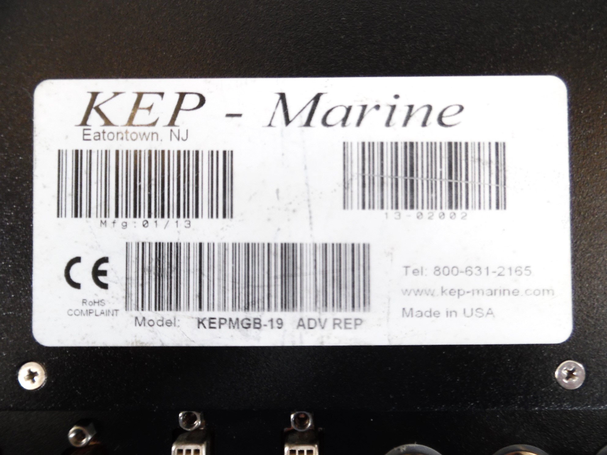 KEP Marine KEPMGB-19 Glass Bridge Display ~ Tested *SEE DESCRIPTION ...