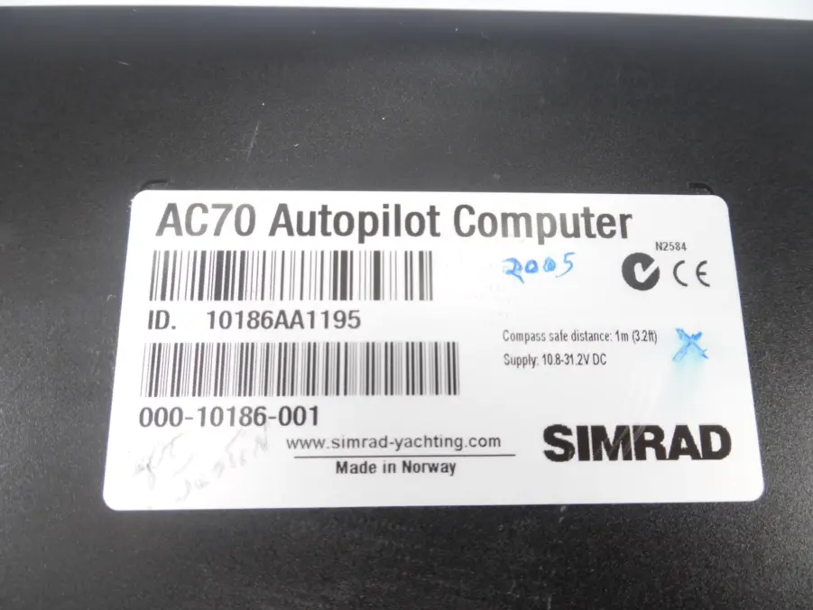 Simrad AC70 Autopilot Computer 000-10186-001 F/ AP70 - Max Marine ...