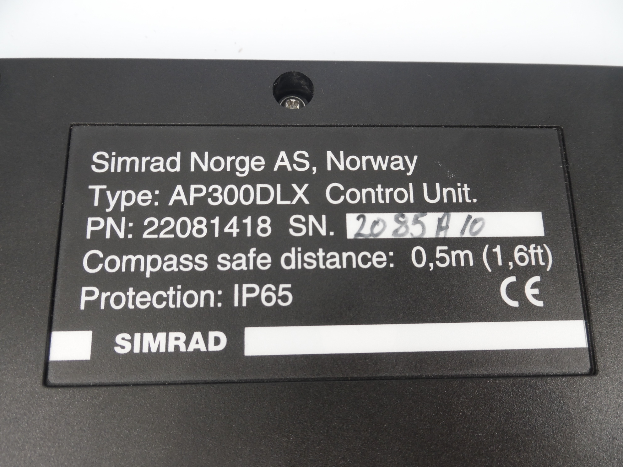 Simrad Robertson Autopilot Control Head AP300DLX 22081418 - Max Marine ...