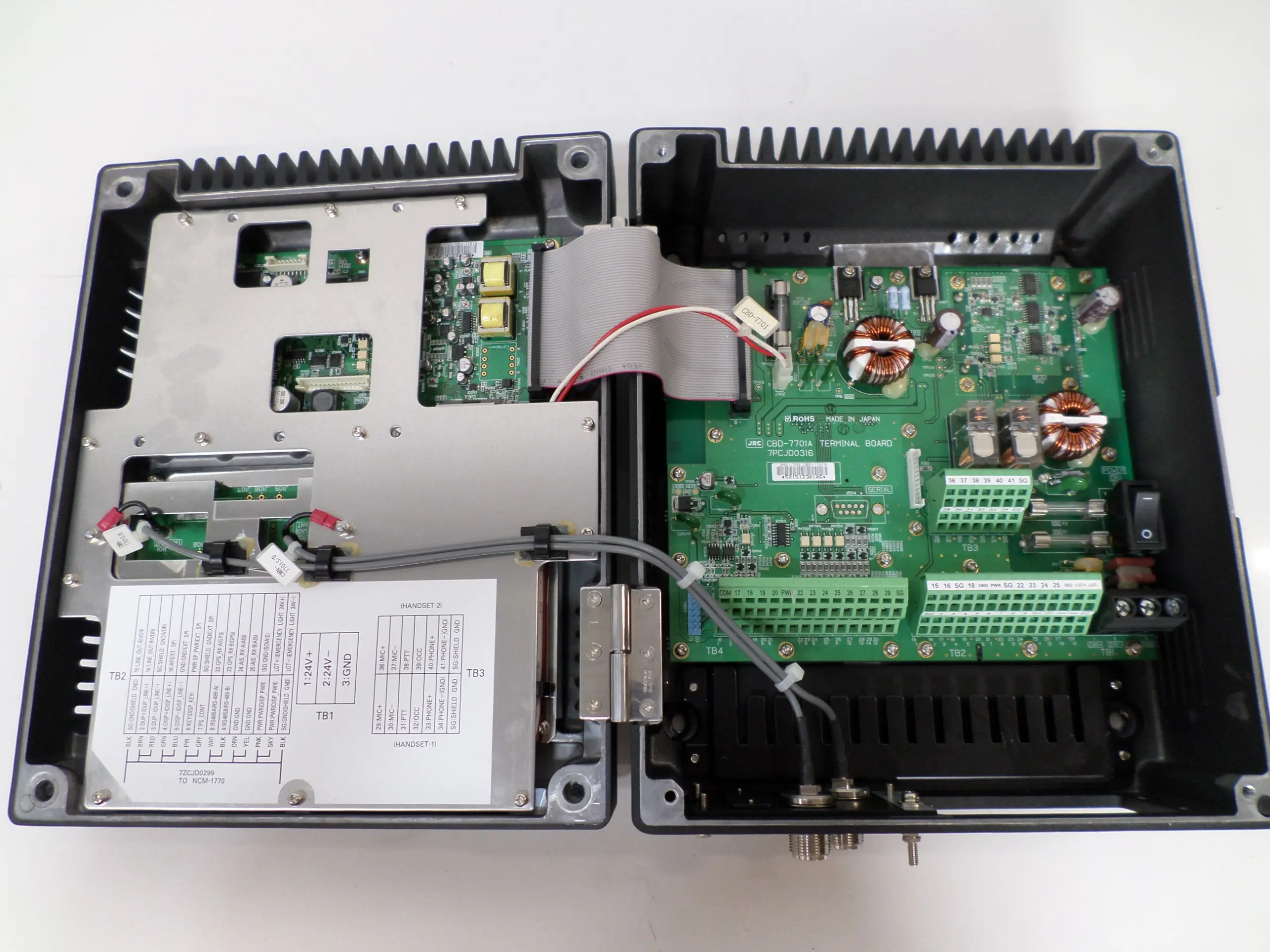 Japan Radio Co NTE-770S Black Box Marine VHF Radiotelephone - Max ...