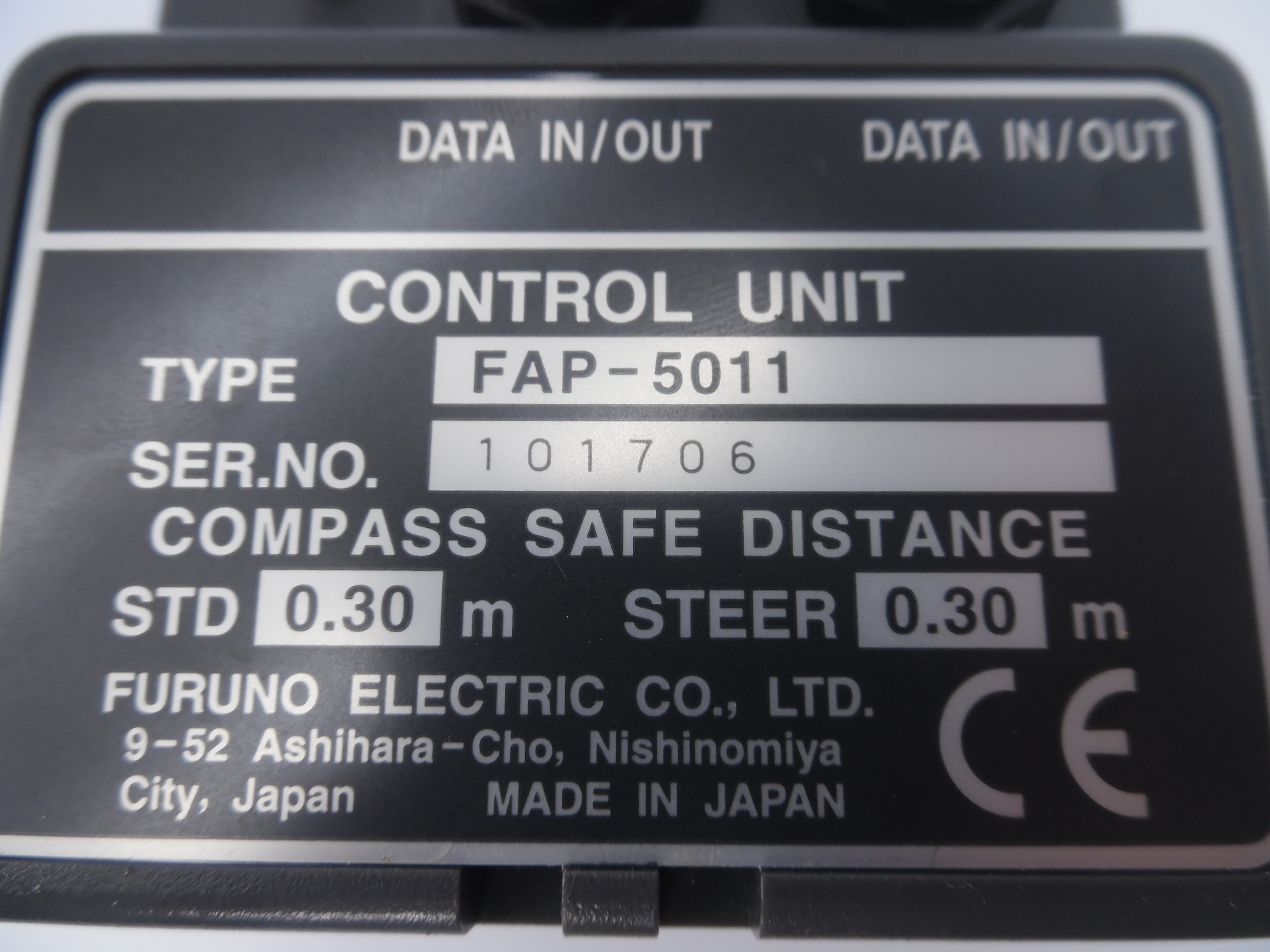 Furuno Navpilot Control Head FAP-5011 Good Condition - Max Marine ...