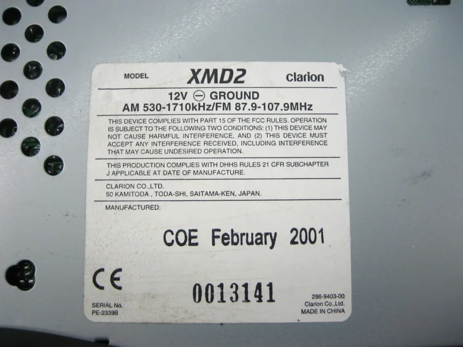 Clarion XMD2 AM FM CD Marine Stereo - Max Marine Electronics