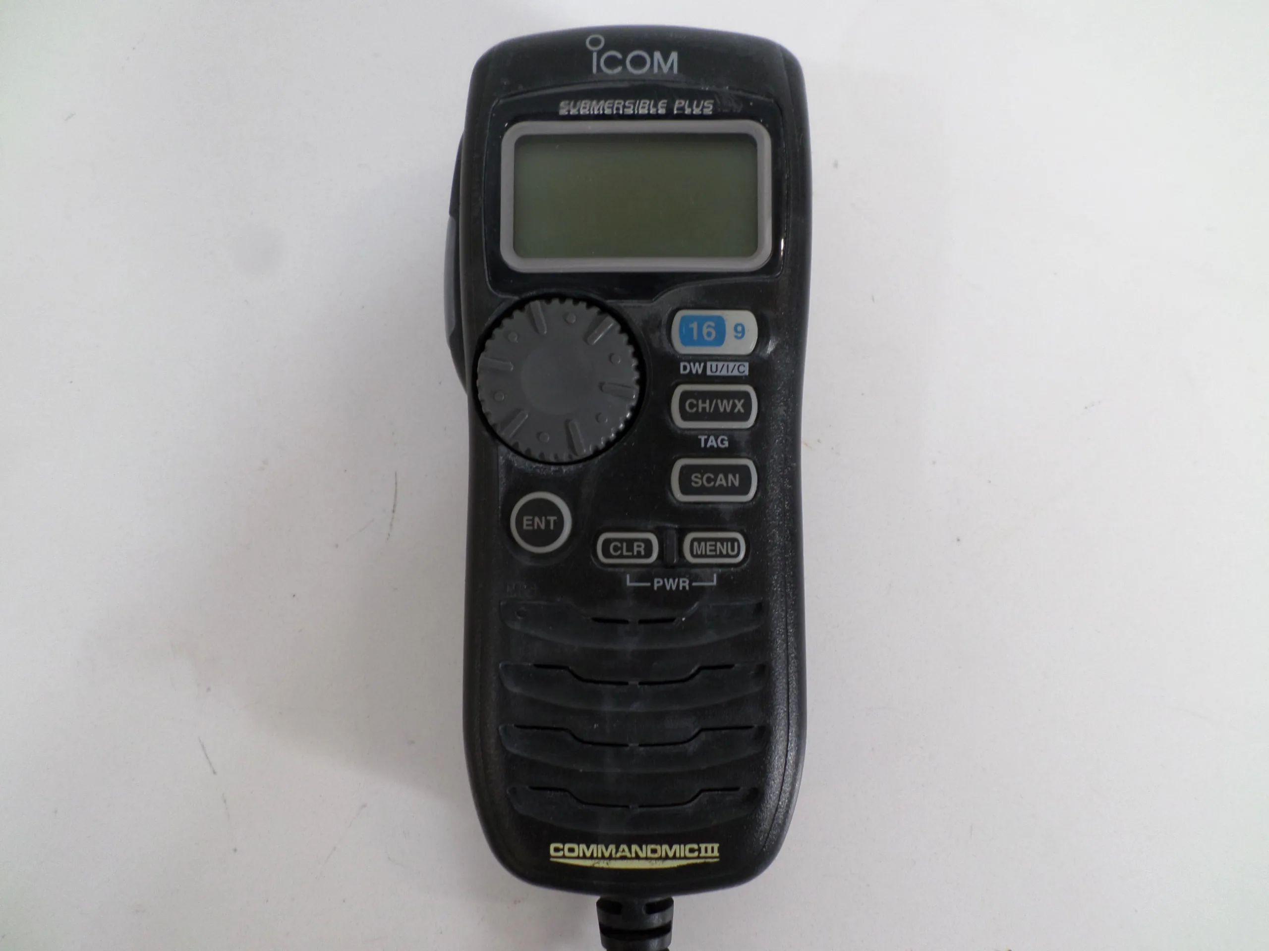 Icom Handset HM-162B CommandMic III for M604, M504 VHFs - Fully Tested ...