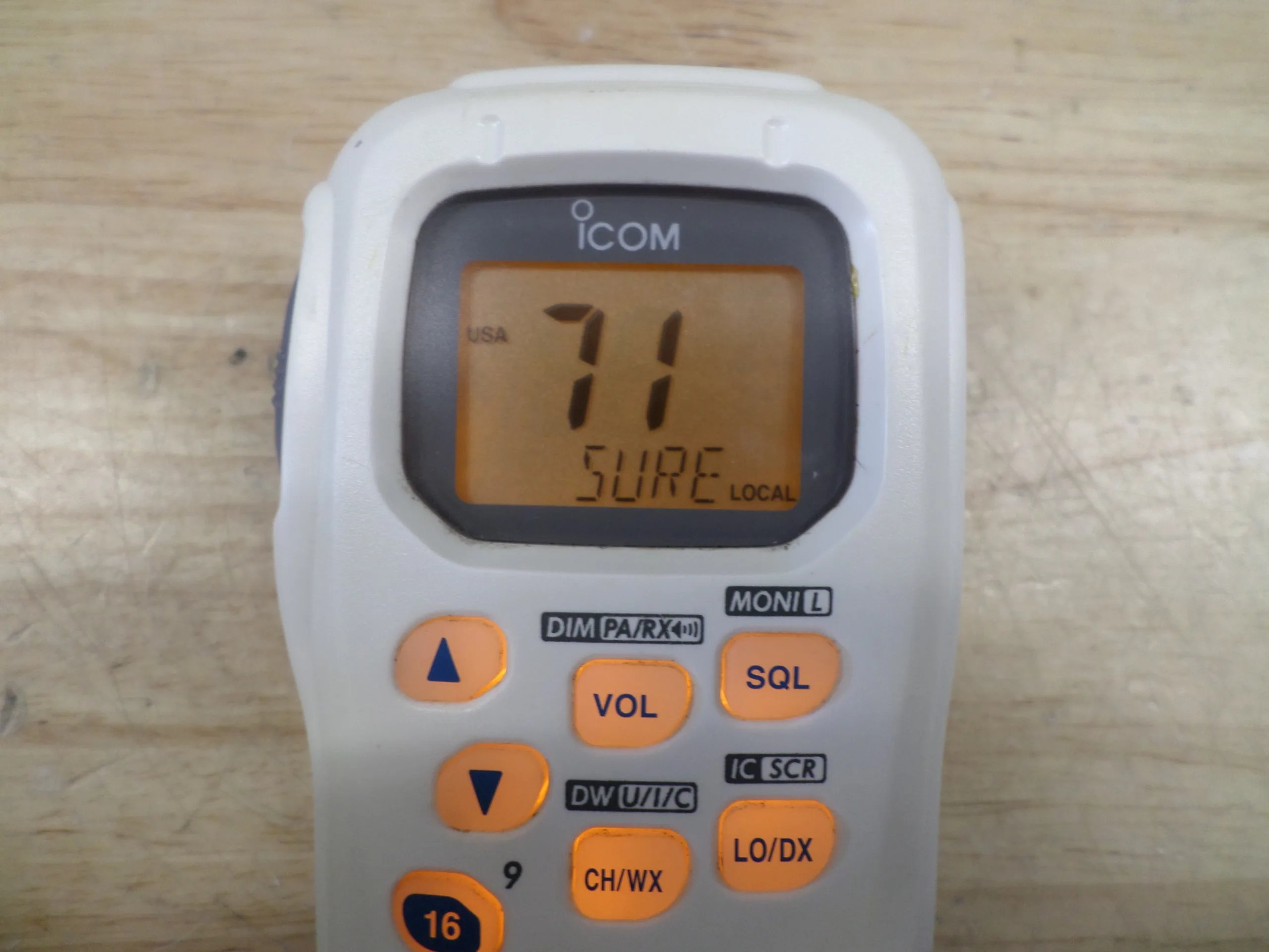 ICOM HM-157SW Commandmic II Remote Handset for IC-M604/504/422 VHFs ...