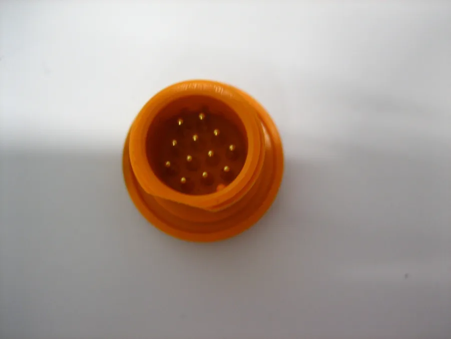 Garmin 12-Pin Yellow/Orange PCB Mounted Transducer Connector for GPSmap ...