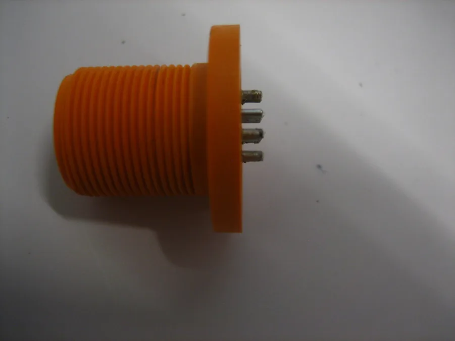 Garmin 12-Pin Yellow/Orange PCB Mounted Transducer Connector for GPSmap ...