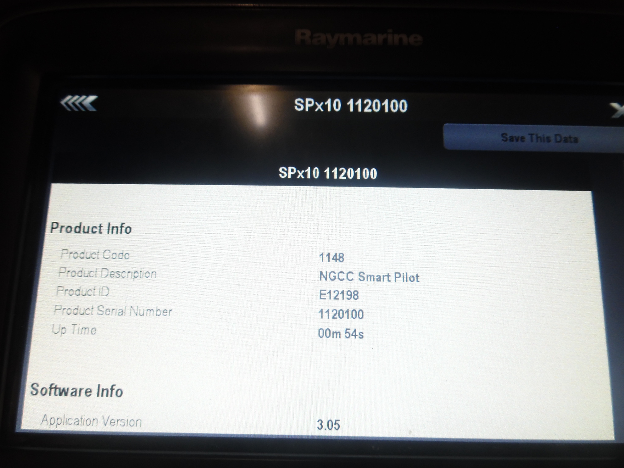 Raymarine Autopilot Computer E12198 SPX-10 Smartpilot Tested - Max ...