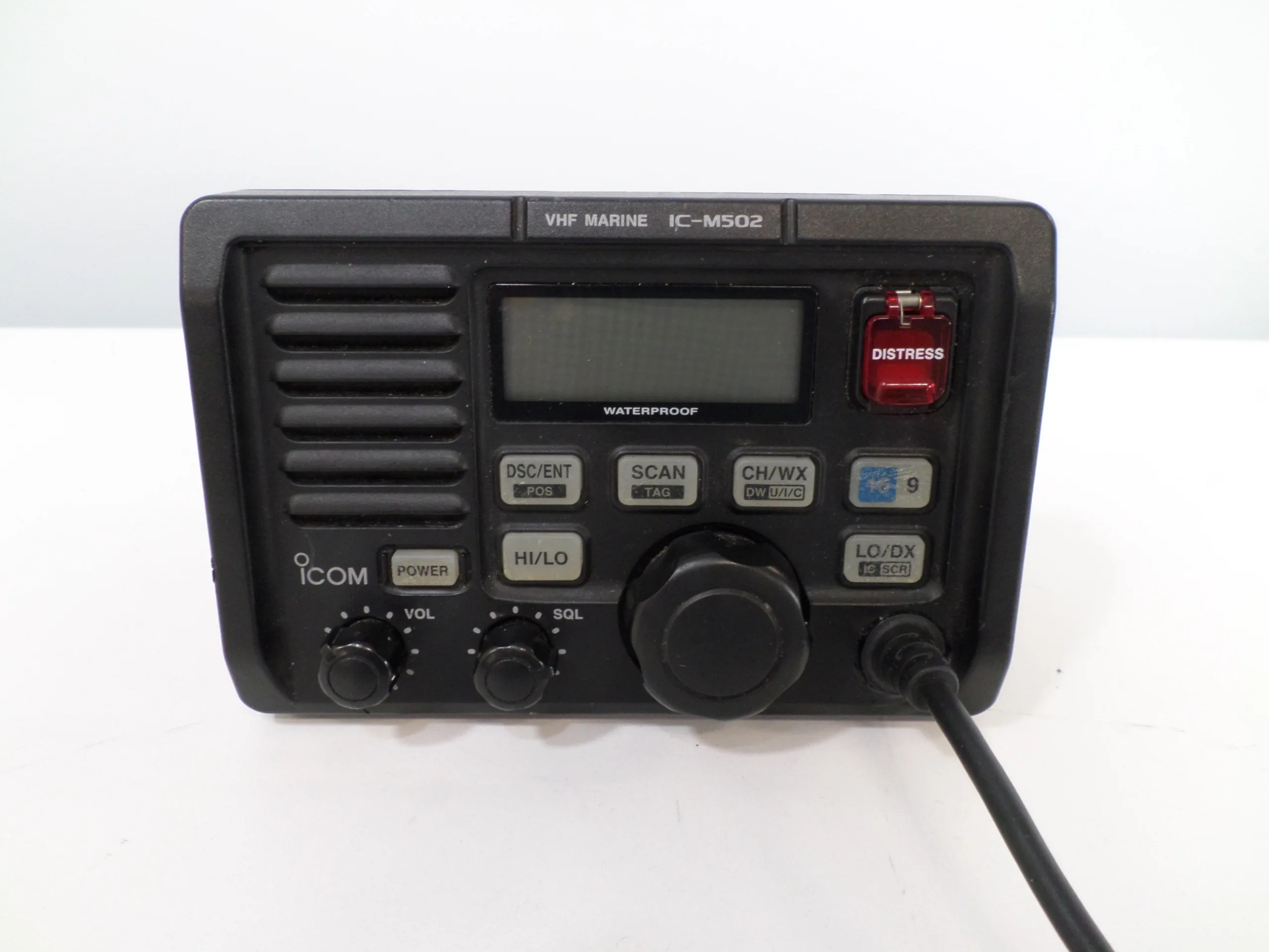Icom IC-M502 Marine VHF Radio with Attached Mic - Tested - Max Marine ...