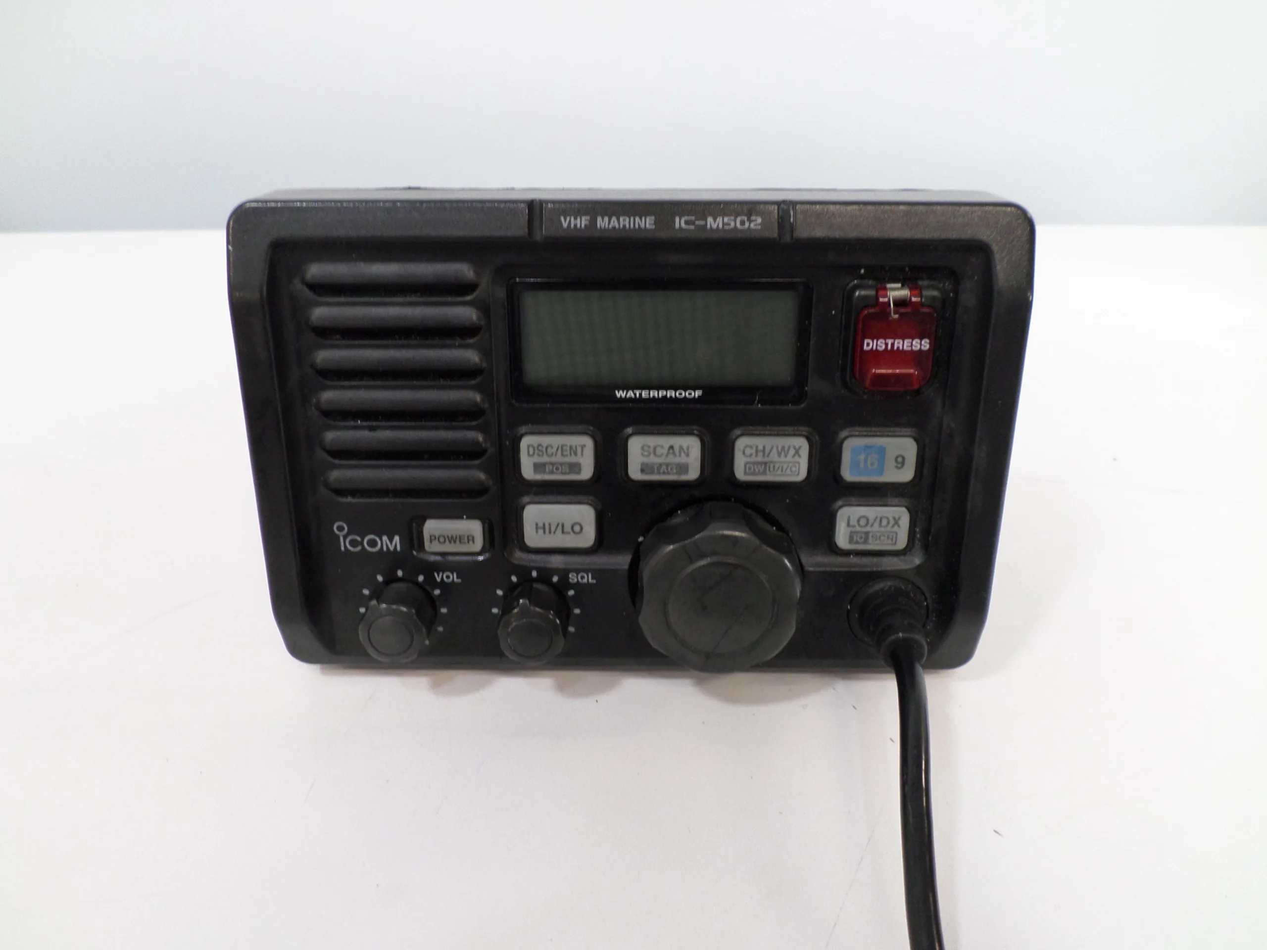 Icom IC-M502 Marine DSC VHF Radio with Attached Mic - Tested - Max ...