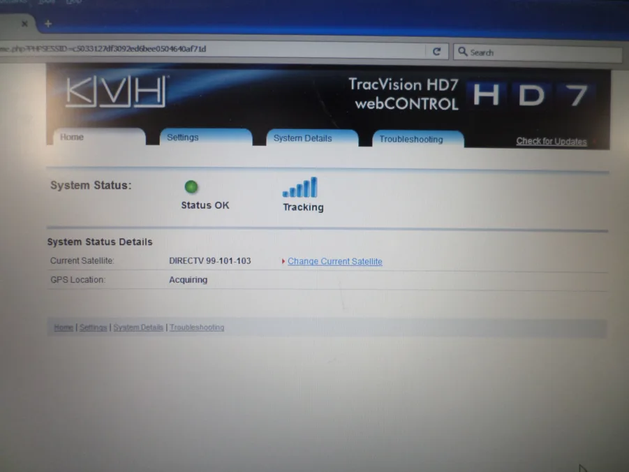 KVH Tracvision HD7 Complete Tracking System with US LNB for DirectTV HD ...